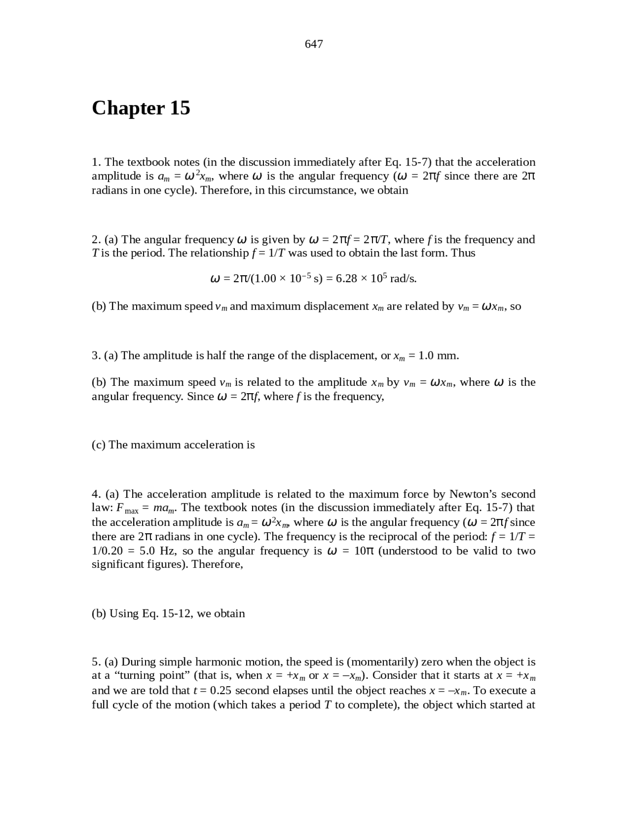 Chapter 151. The textbook notes (in the dis - Exercícios Resolvidos ...