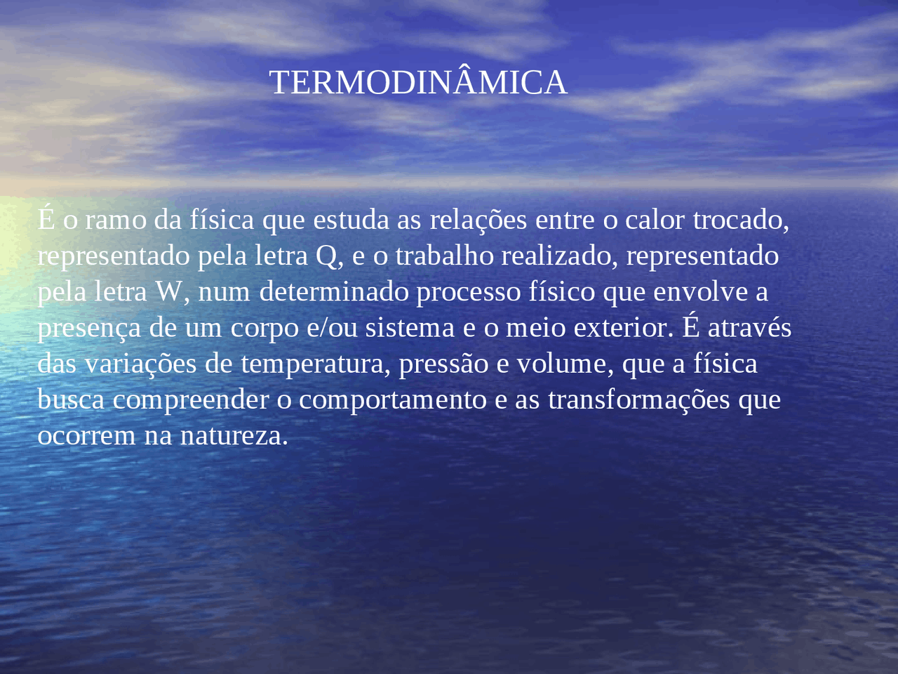 Aula Termodinamica2 PrincÍpios BÁsicos De TermodinÂmica Docsity