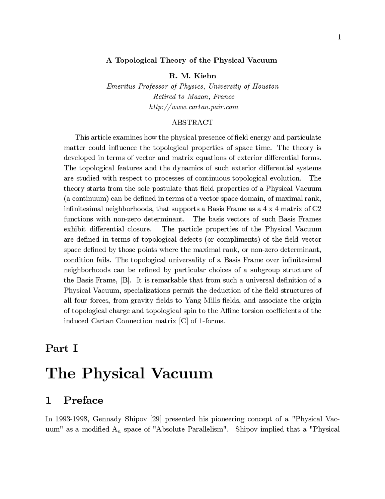 Theory physics vacuum - Teoria do vácuo físico. - Docsity