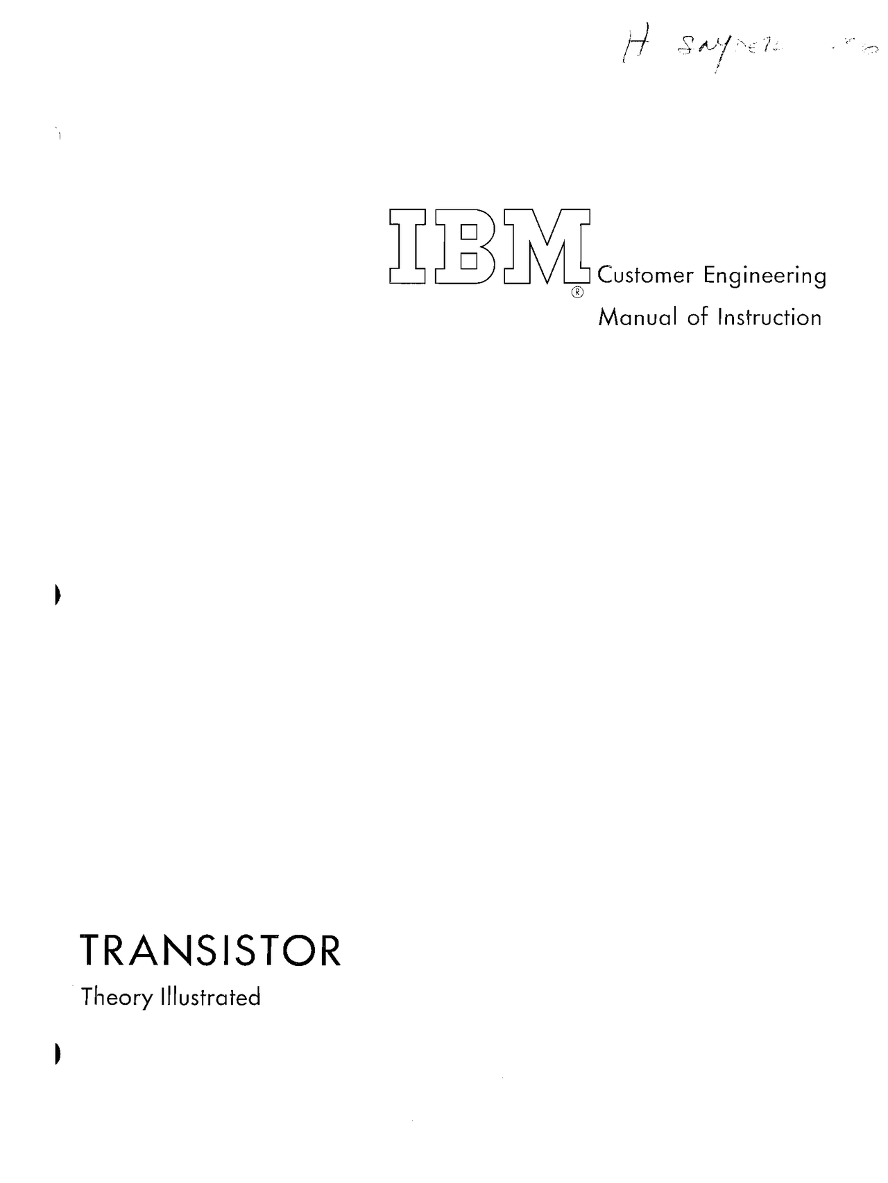 IBM - Transistor Theory - 223-6794 - IBM-TransistorTheory-223-6794 ...
