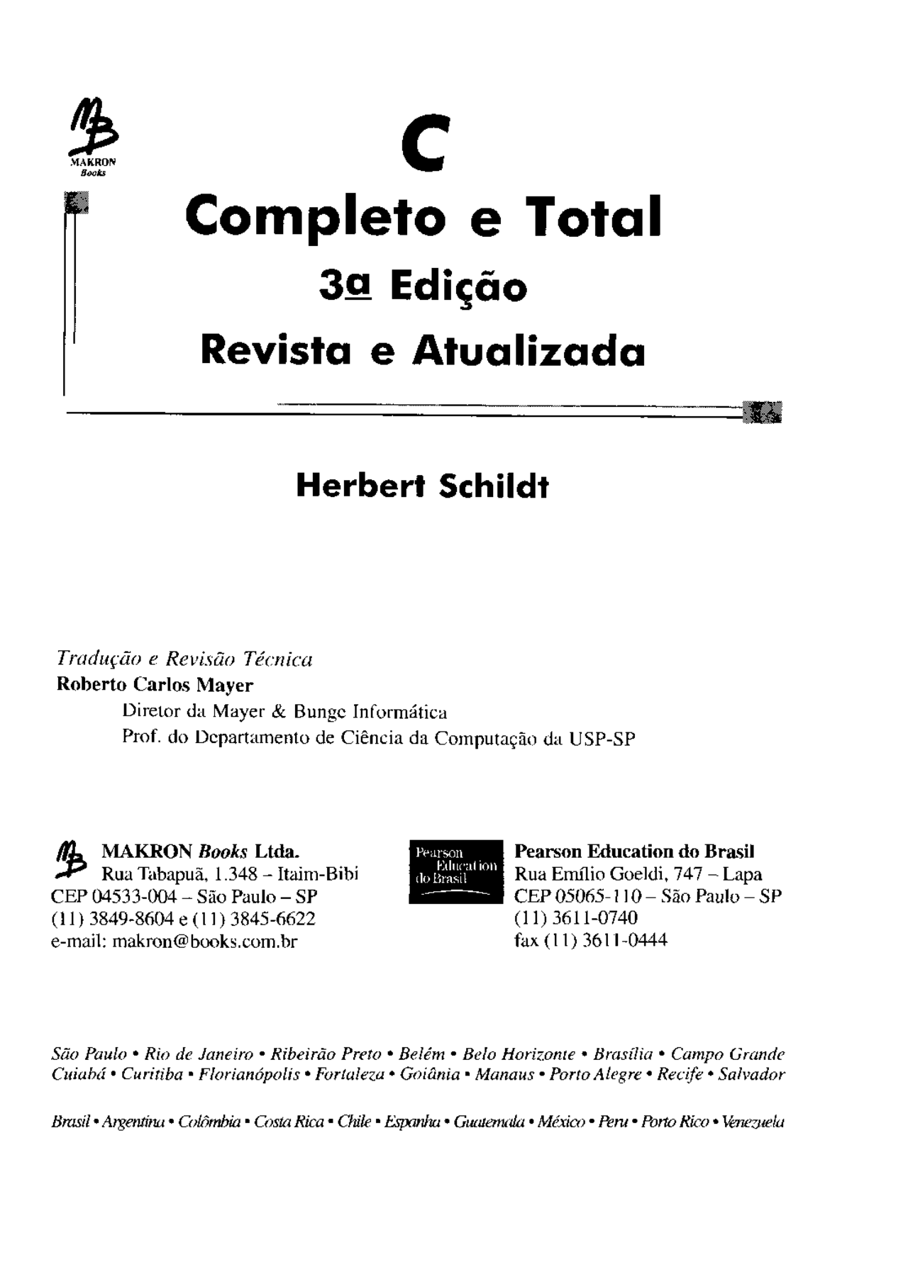 C Completo Total3ªed Livro Linguagem De Programação C Docsity