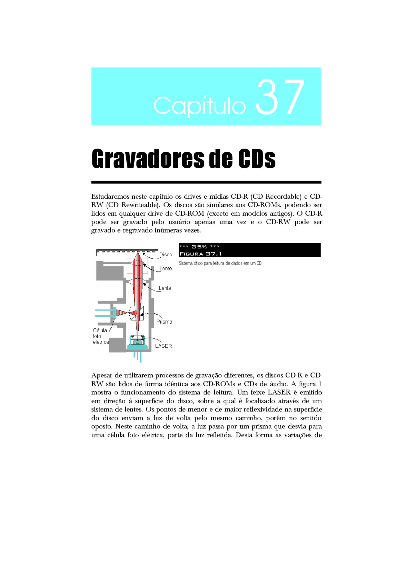 Apostila Informatica Cap 37 Gravadores De Cds Informatica Hardware