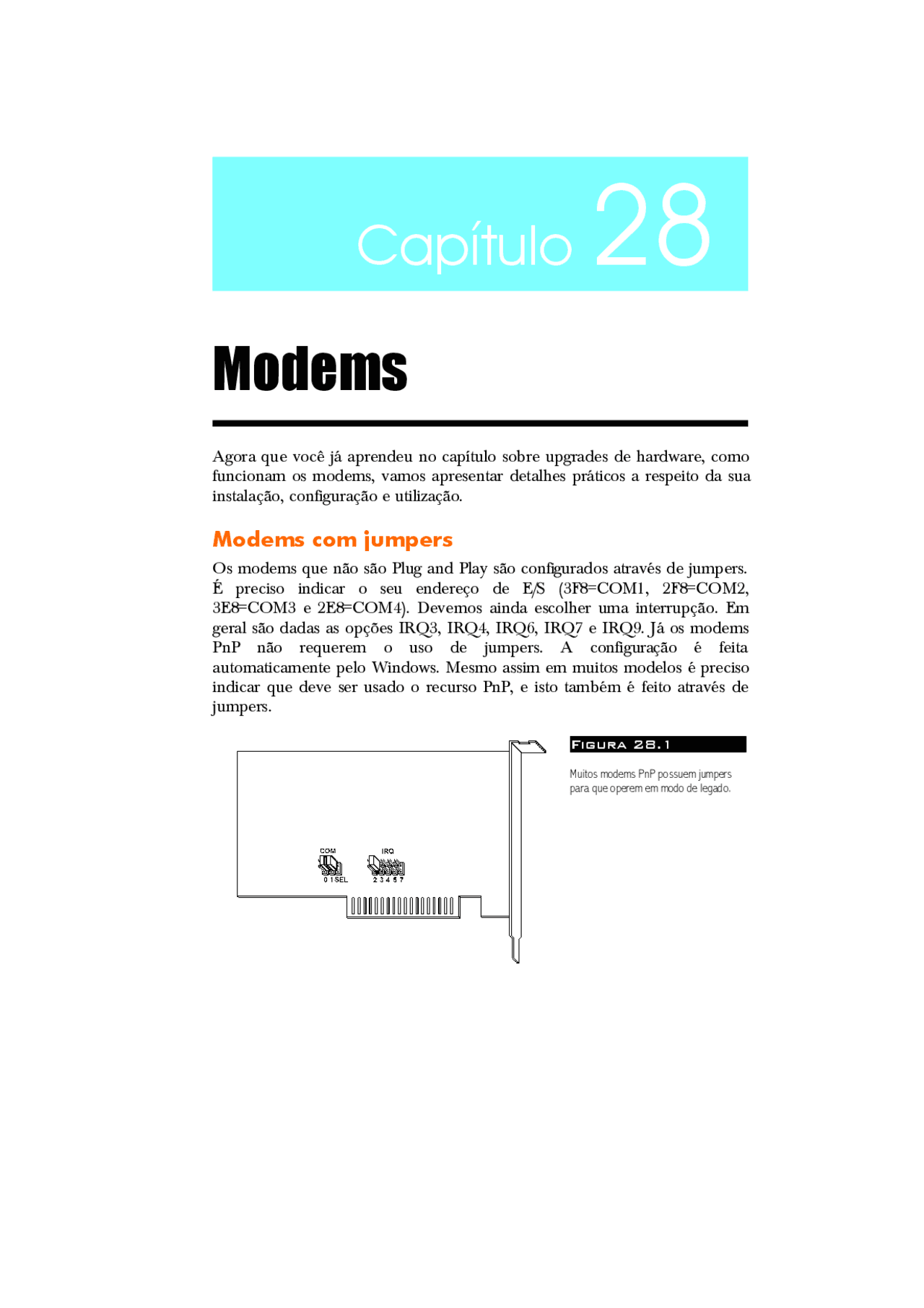 Apostila Informatica Cap 28 Modems Informatica Hardware Software