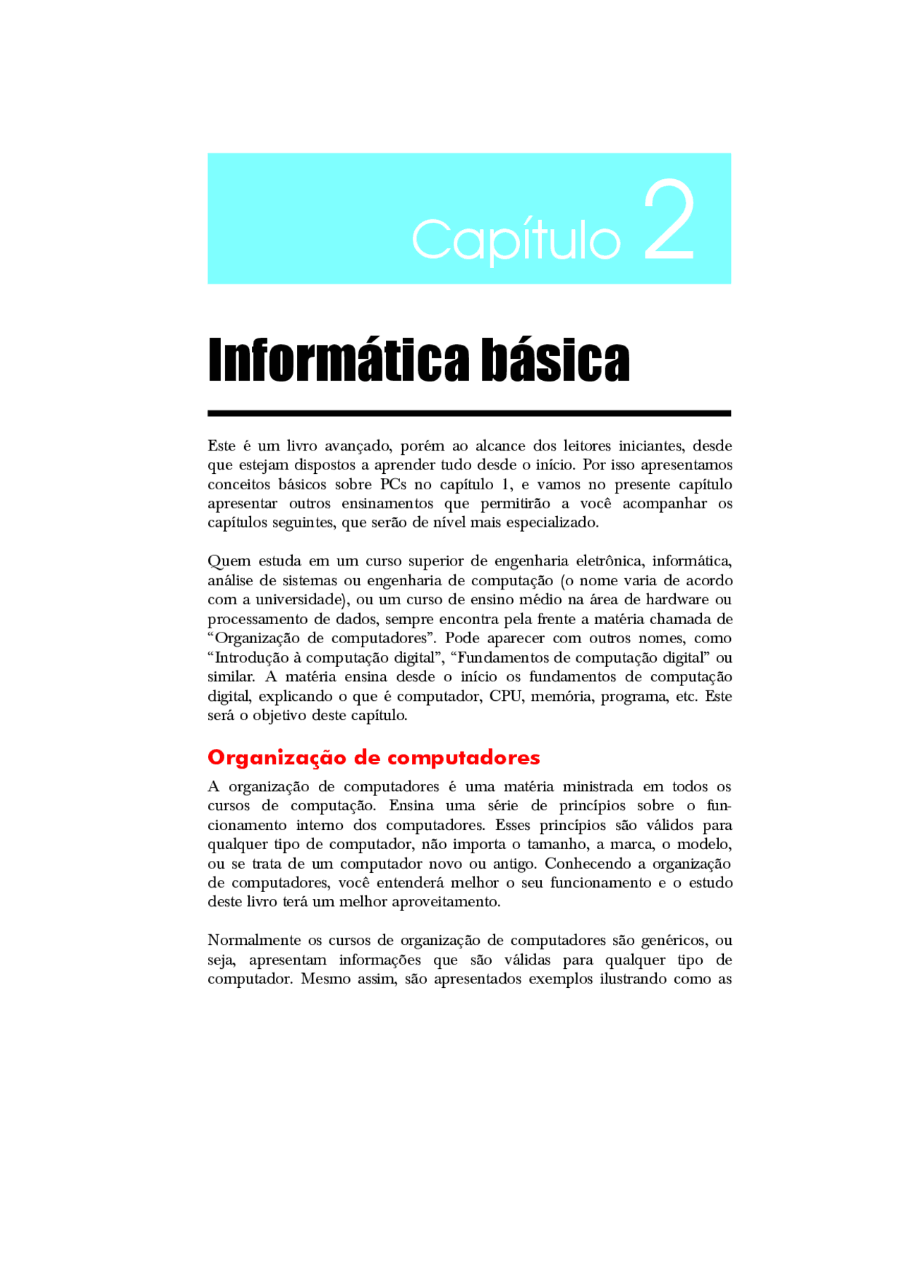 Apostila Informatica Cap 2 Informática Básica Informatica Hardware