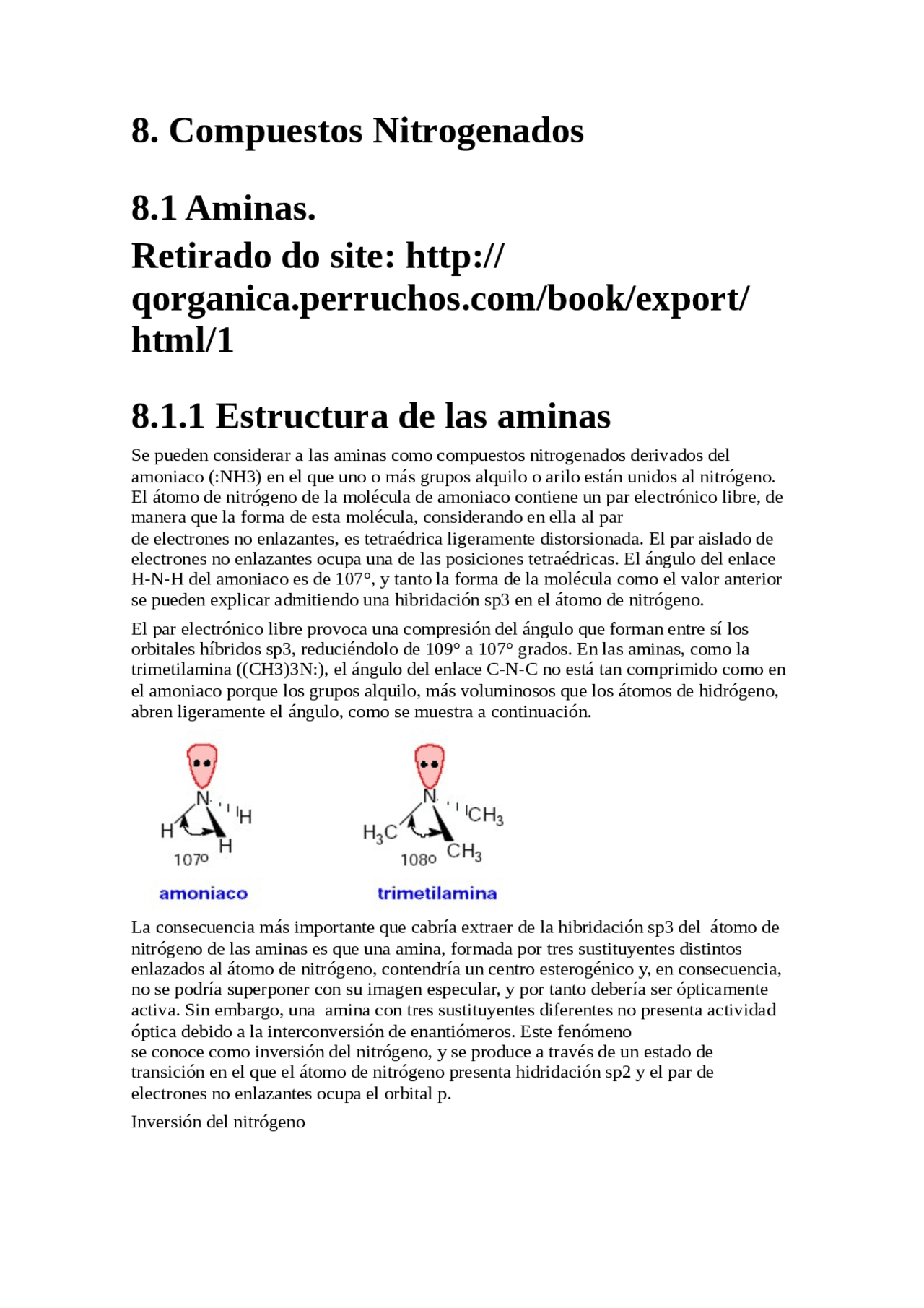 Compostos nitrogenados - compostos nitrogenados, estrutura ...