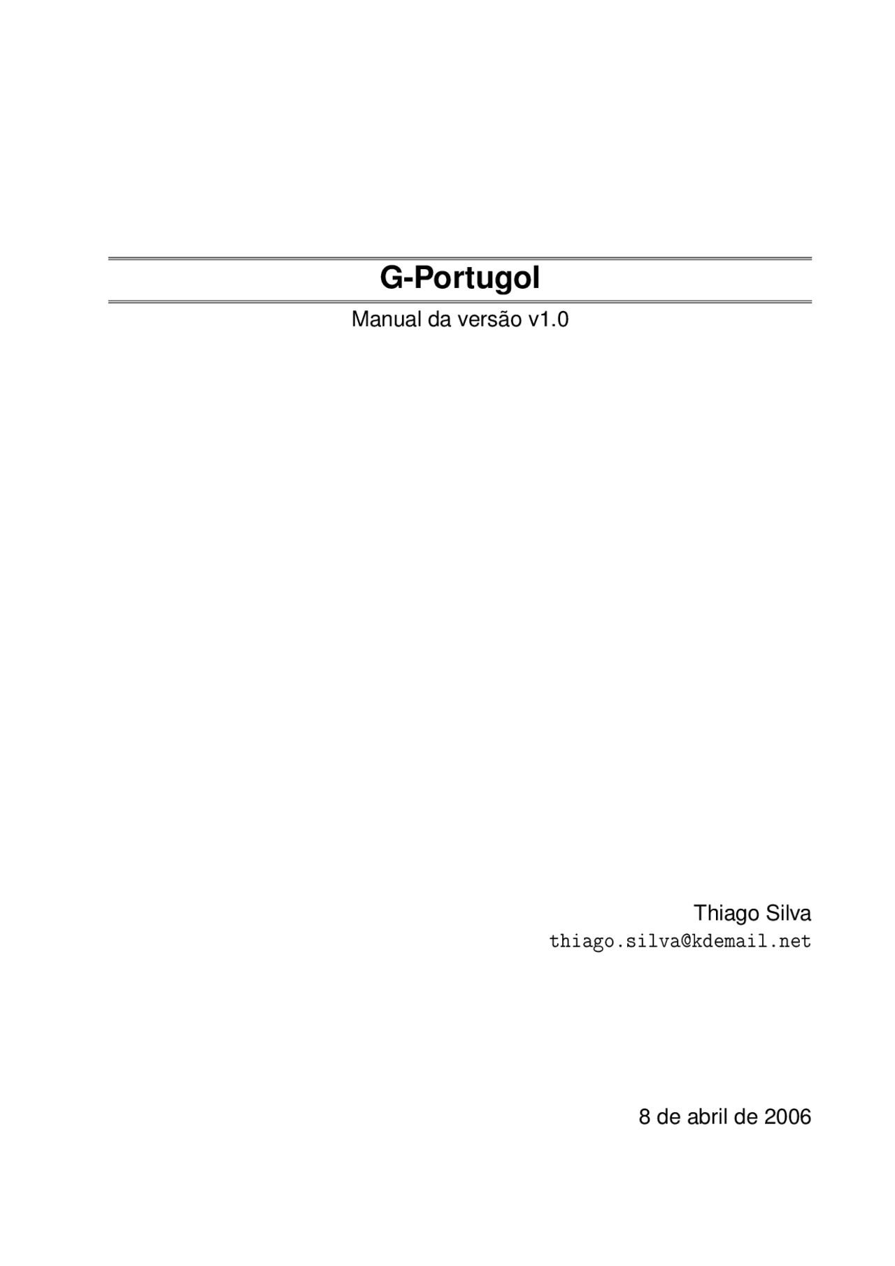 Manual G Portugol Manual Para Liguagem Portugol Docsity