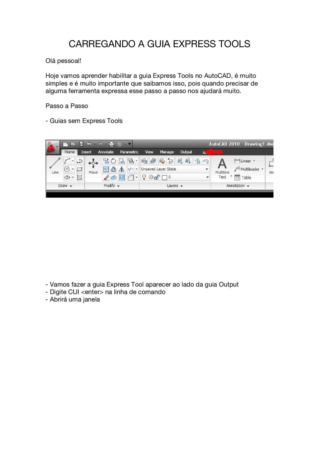 AutoCAD Básico - Carregando a Guia Express Tools - Tutorial que ensina ...