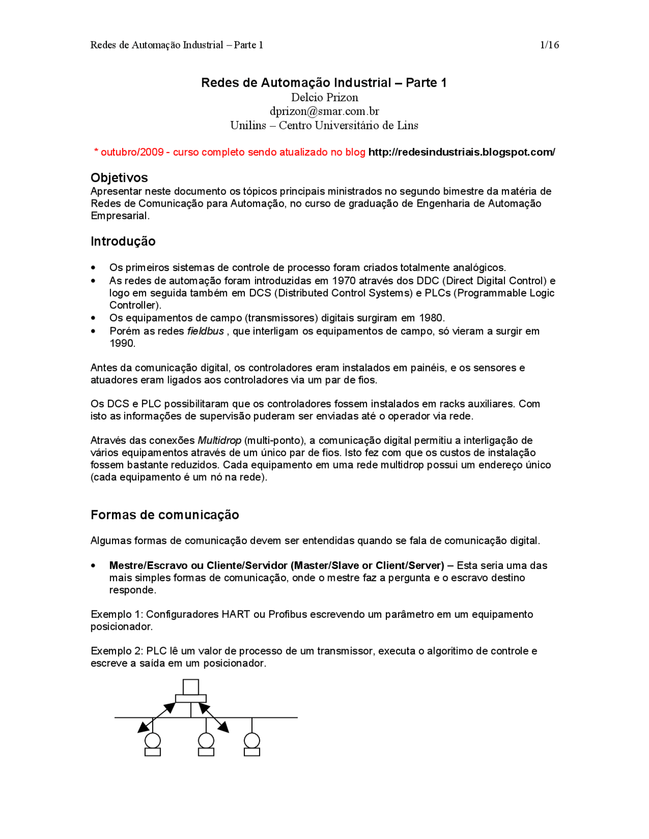 Aula9 Redes Na Automação Industrial Parte1 1 Apostila Q Uso Docsity