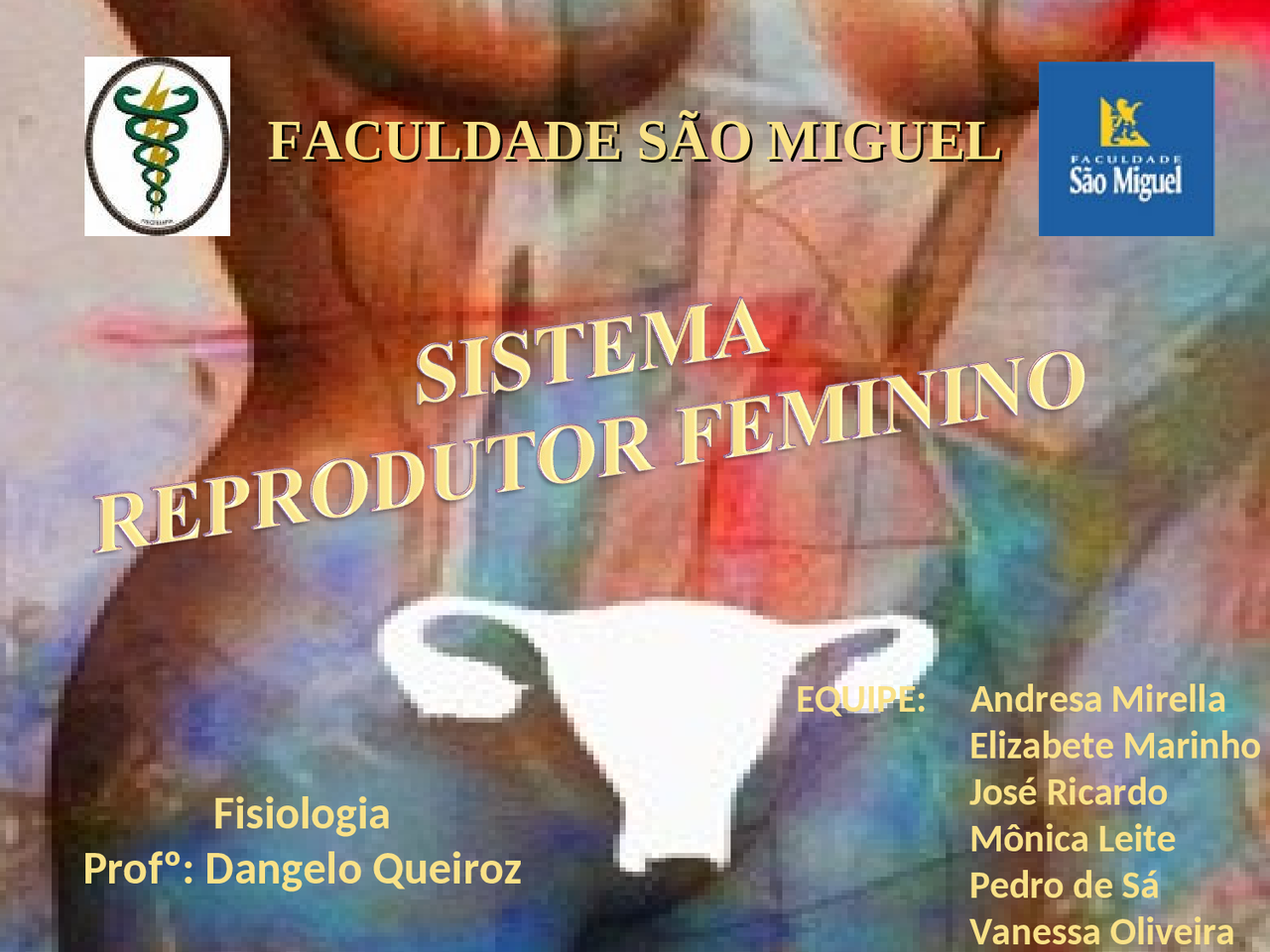 Aparelho Reprodutor Feminino Seminário Sobre Sistema Reprodutor