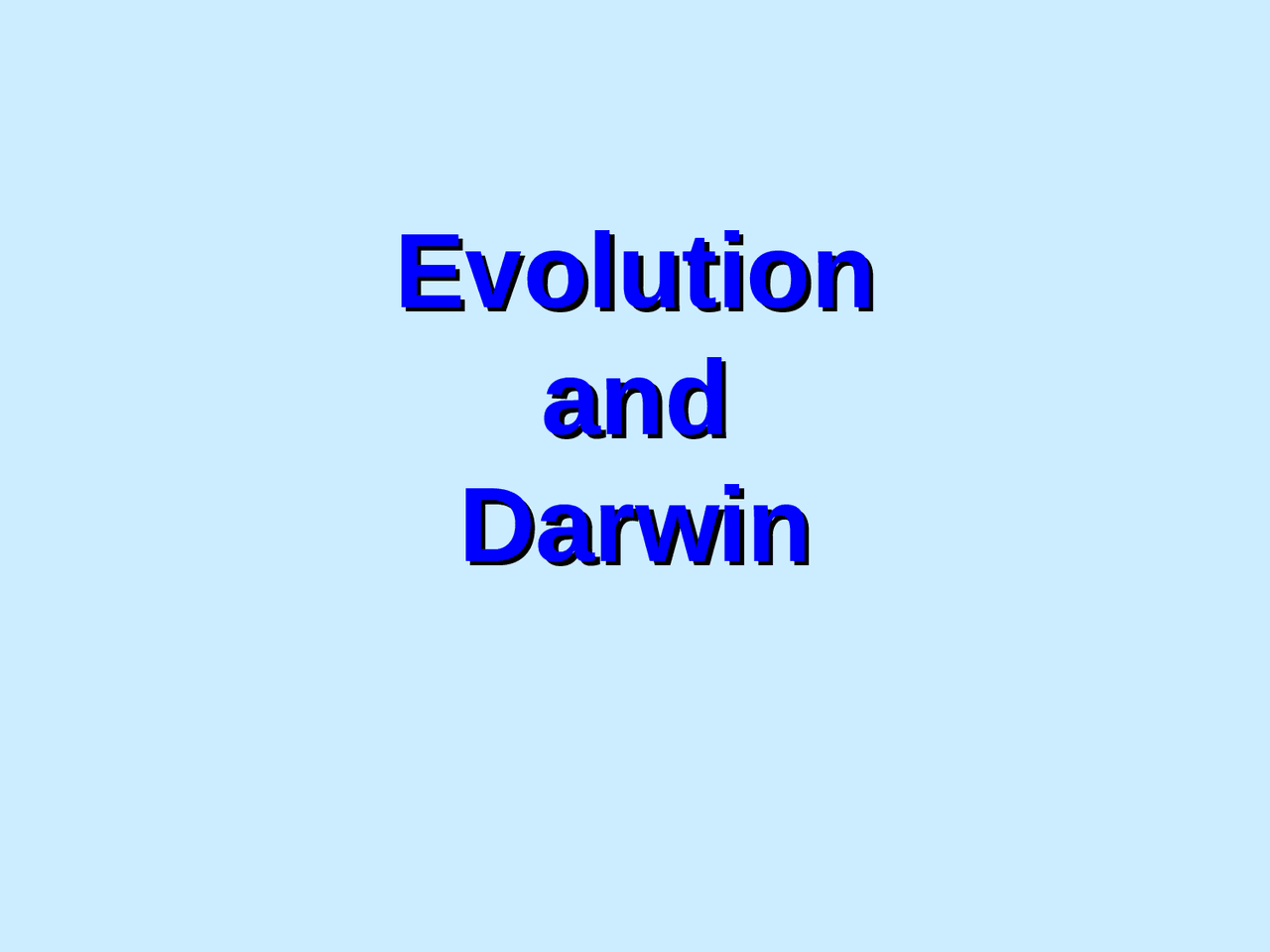 Evolução Segundo Darwin Evolução Segundo Darwin Docsity