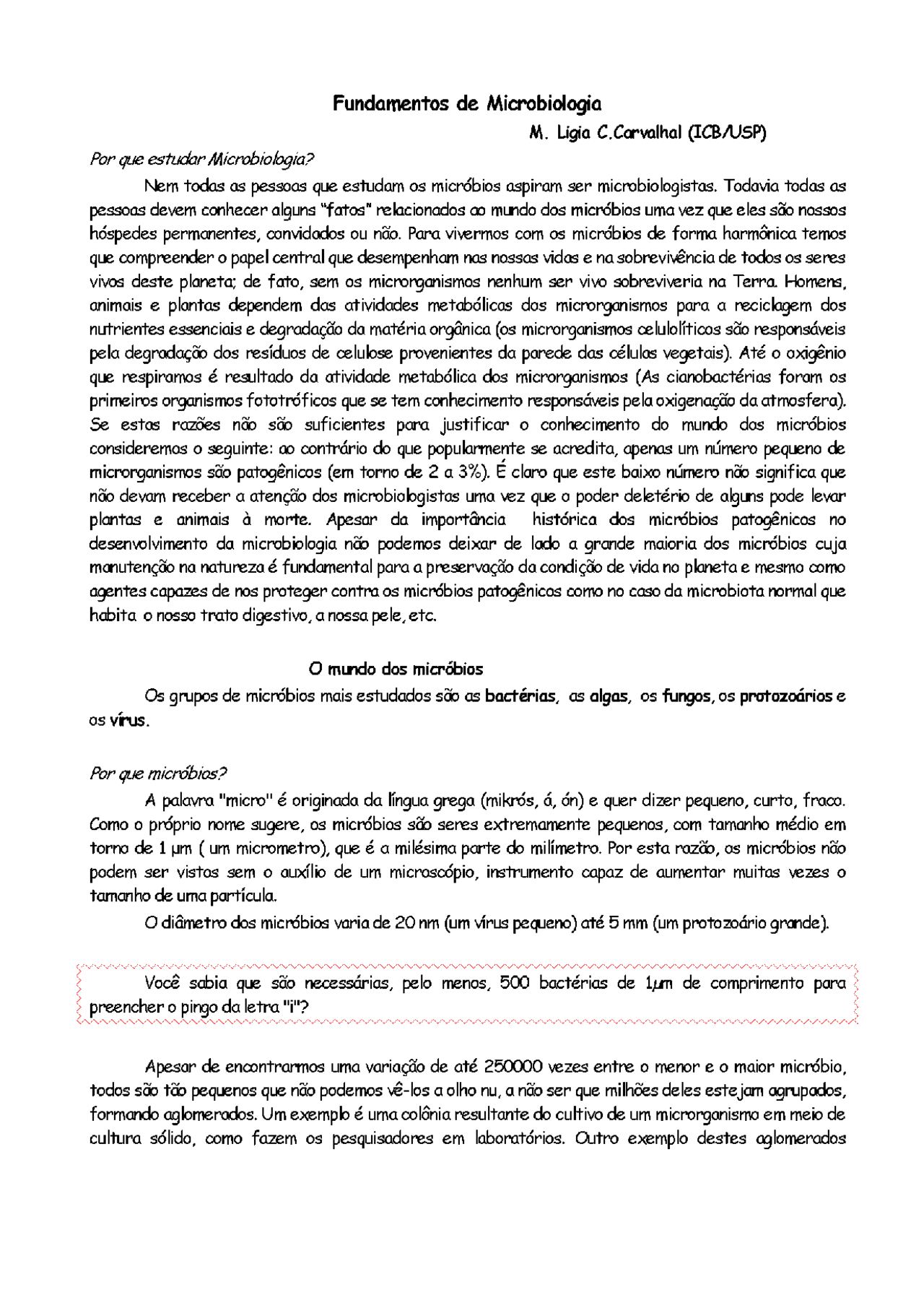 Fundamentos De Microbiologia Usp Fundamentos De Microbiologia Usp