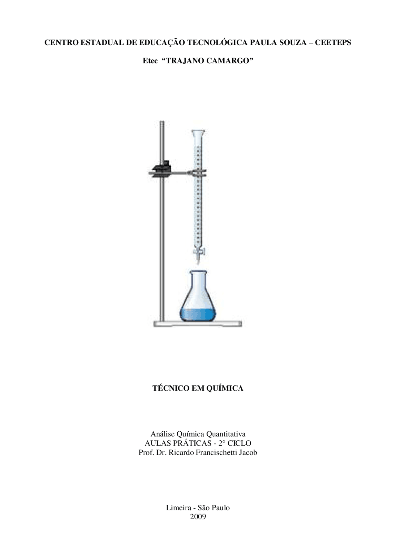 Parte Experimental Apostila De Química Experimental Docsity