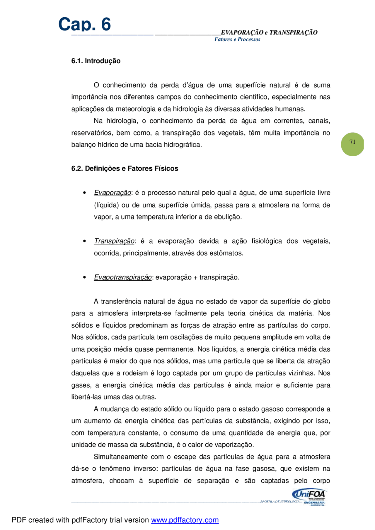 Hidrologia Apostila Cap 6 Docsity