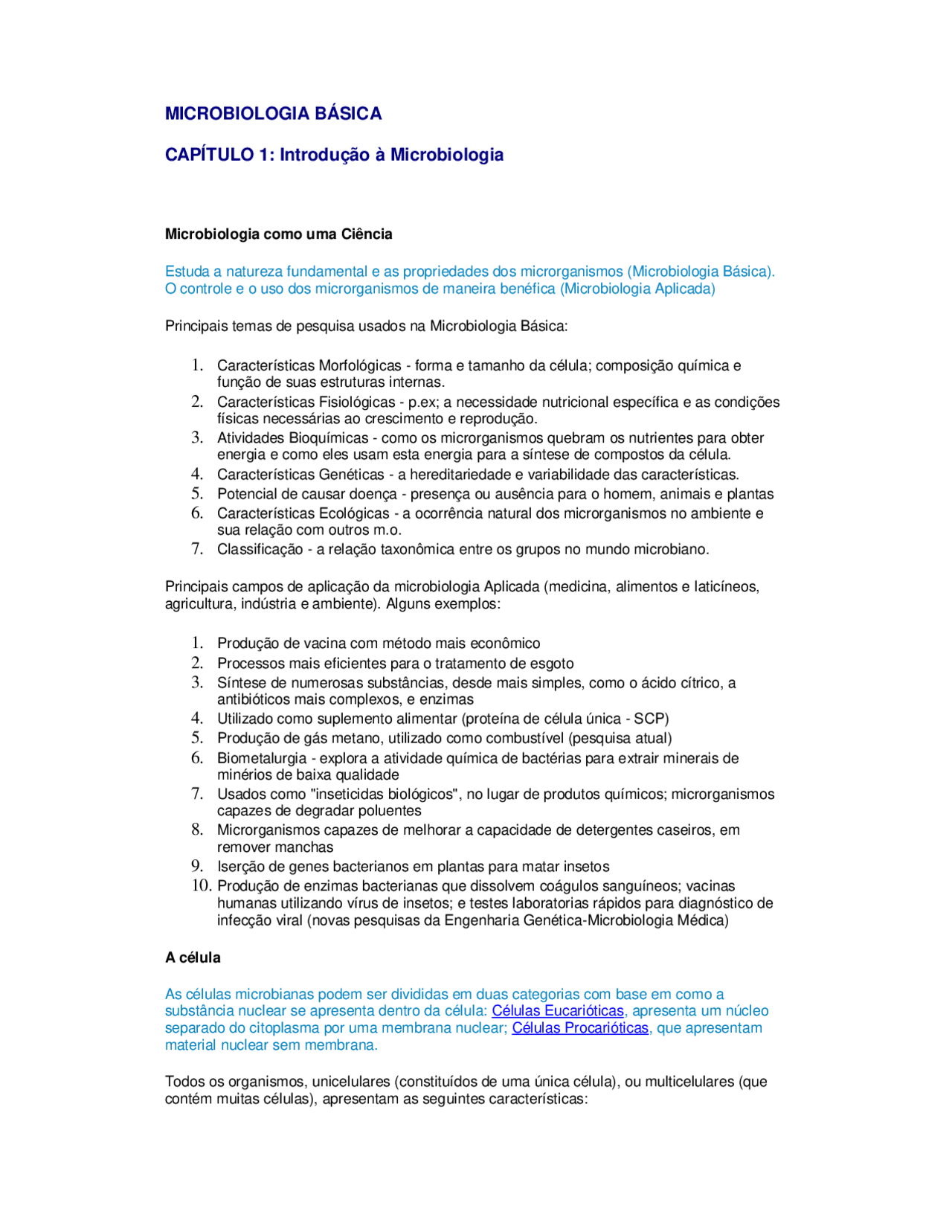 Apostila De Microbiologia Básica Essa Apostila Bem Completa Sobre