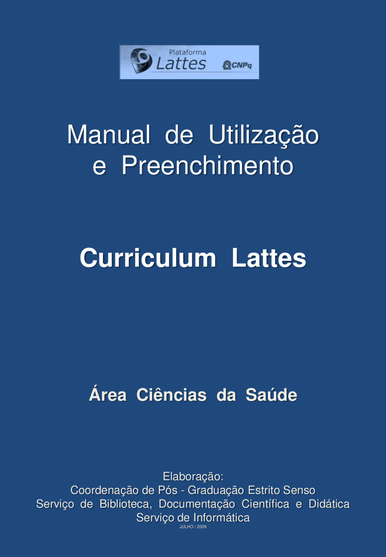 Como Fazer Curriculum Lattes - Manual de utilização e preenchimento do ...