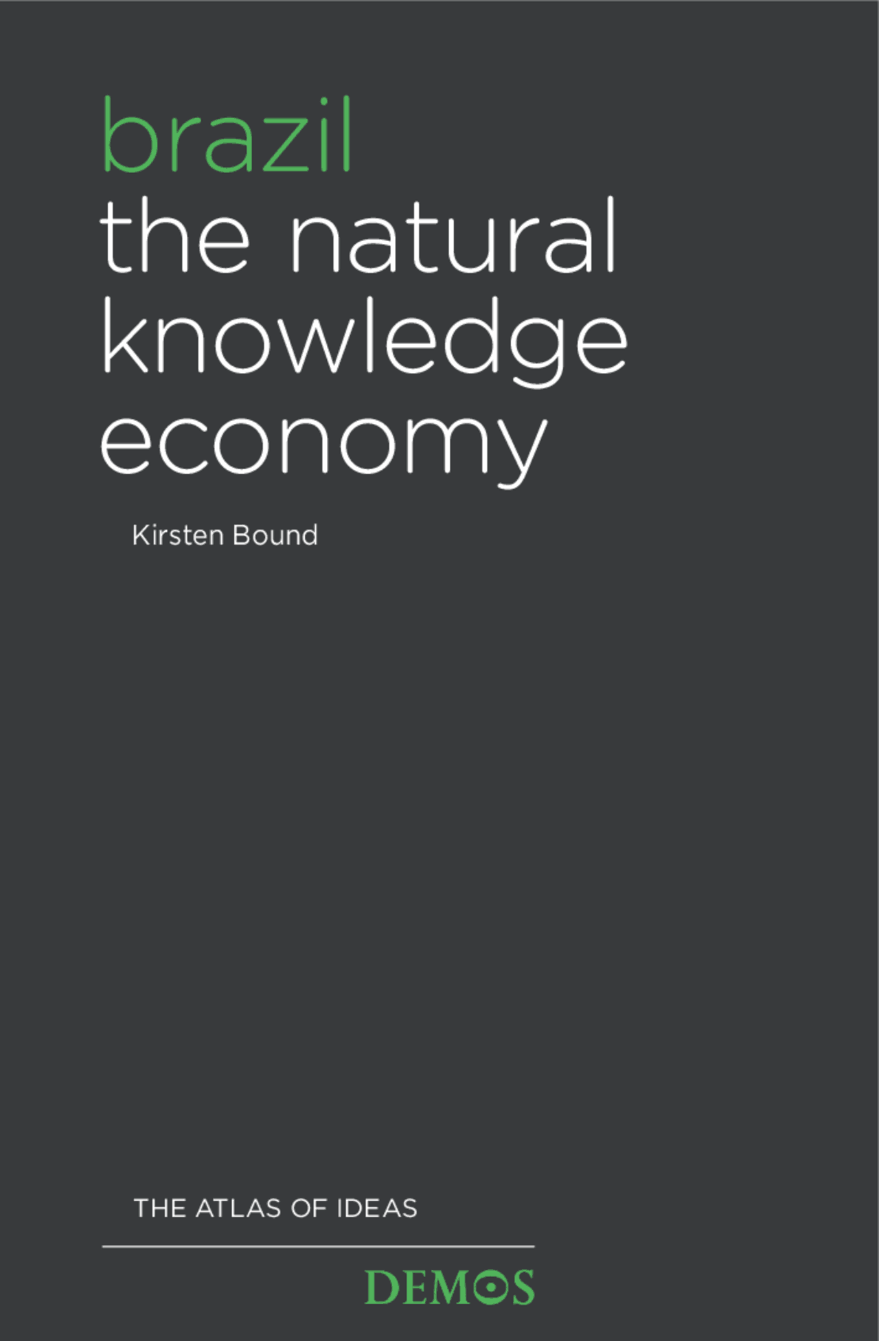 Brazilthe natural knowledge economy - brazil the natural knowledge ...