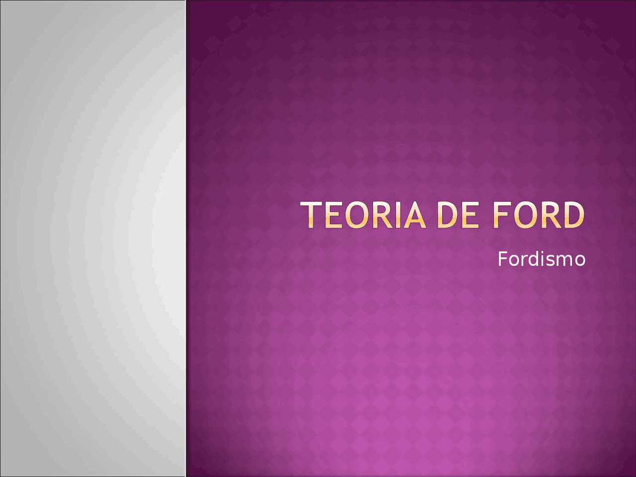 Teoria de Henry Ford - ADM-TEORIA - Docsity