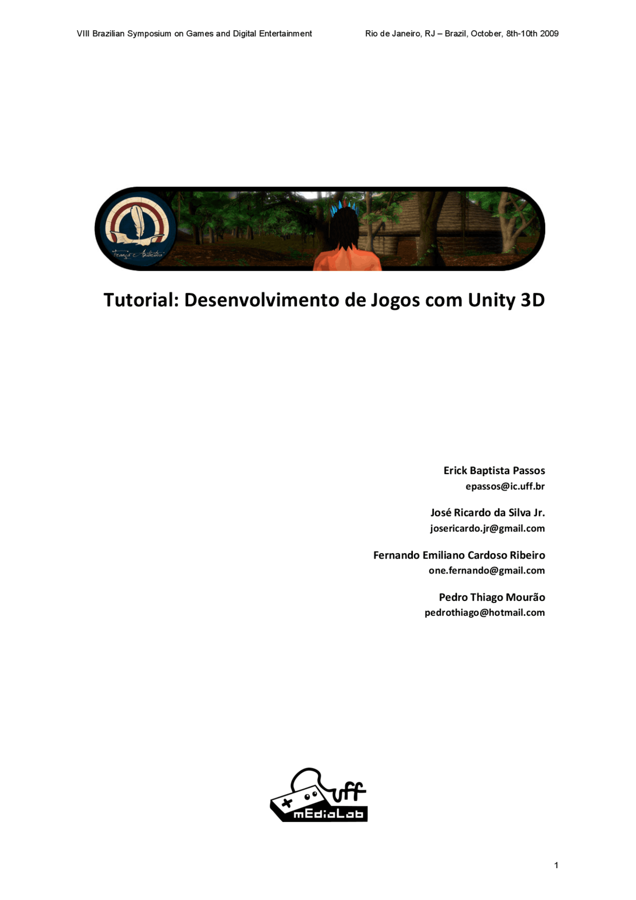 Unity3D - É uma apostila que ensina a usar o programa Unity que serve ...