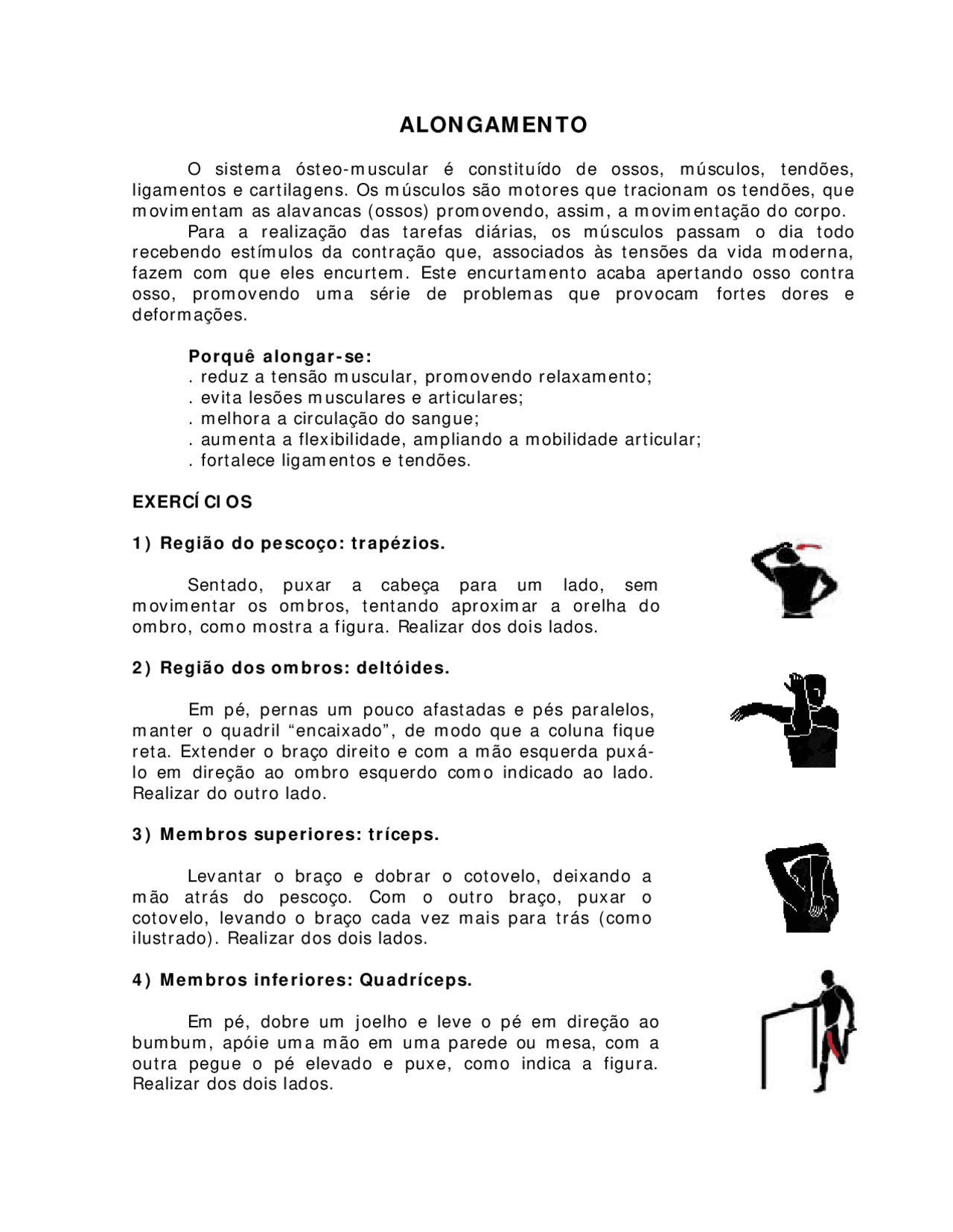 Apostila alongamento - apostila alongamento - Docsity