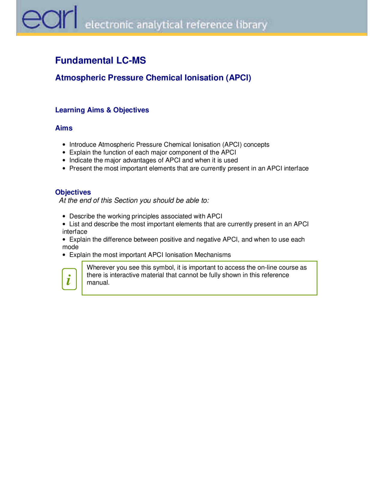 05 Fundamental LC - MS APCI - Cromatografia Líquida / LC-MS - Docsity