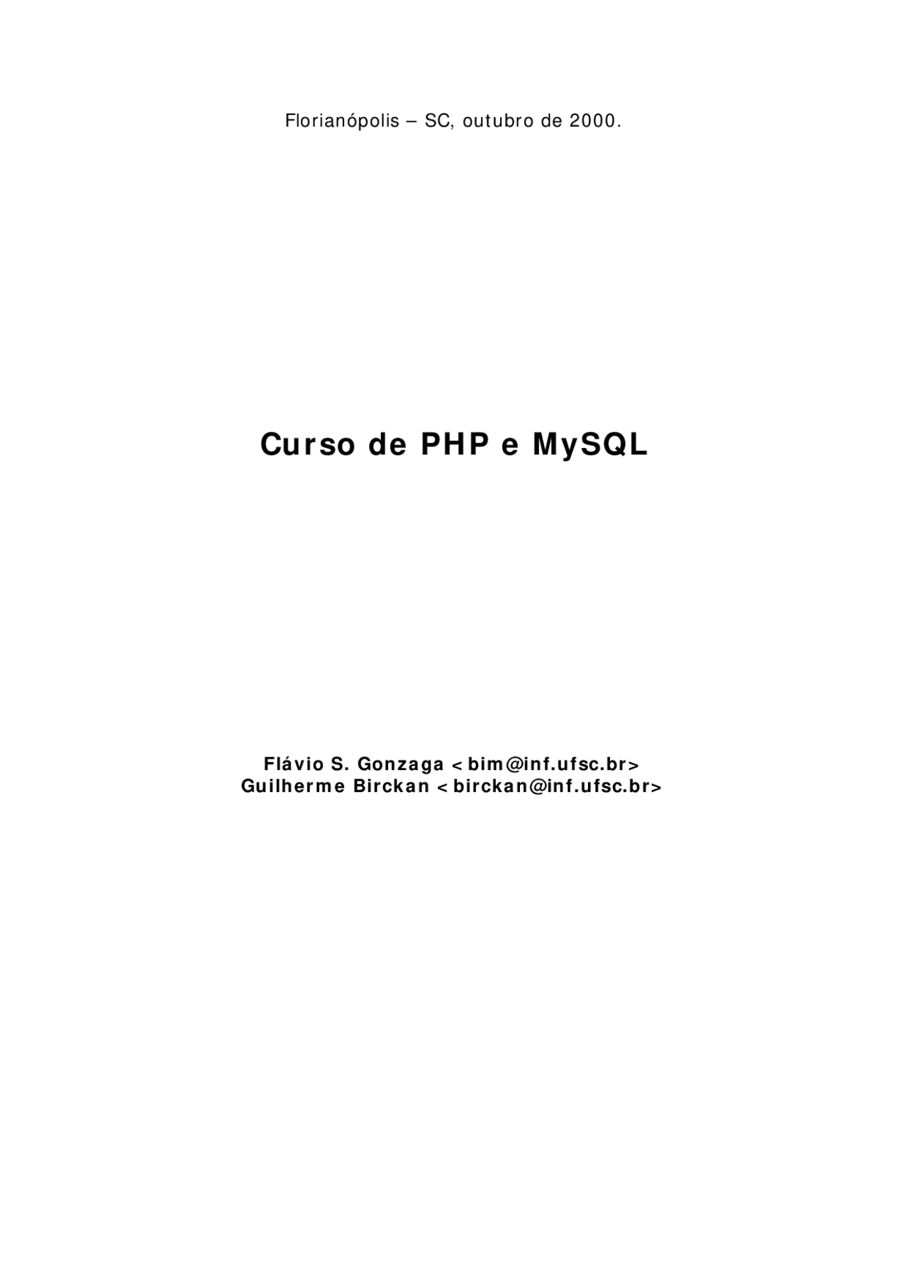 Apostila Curso Php My Sql Portugues Dicas Basicas Pra Quem Gosta