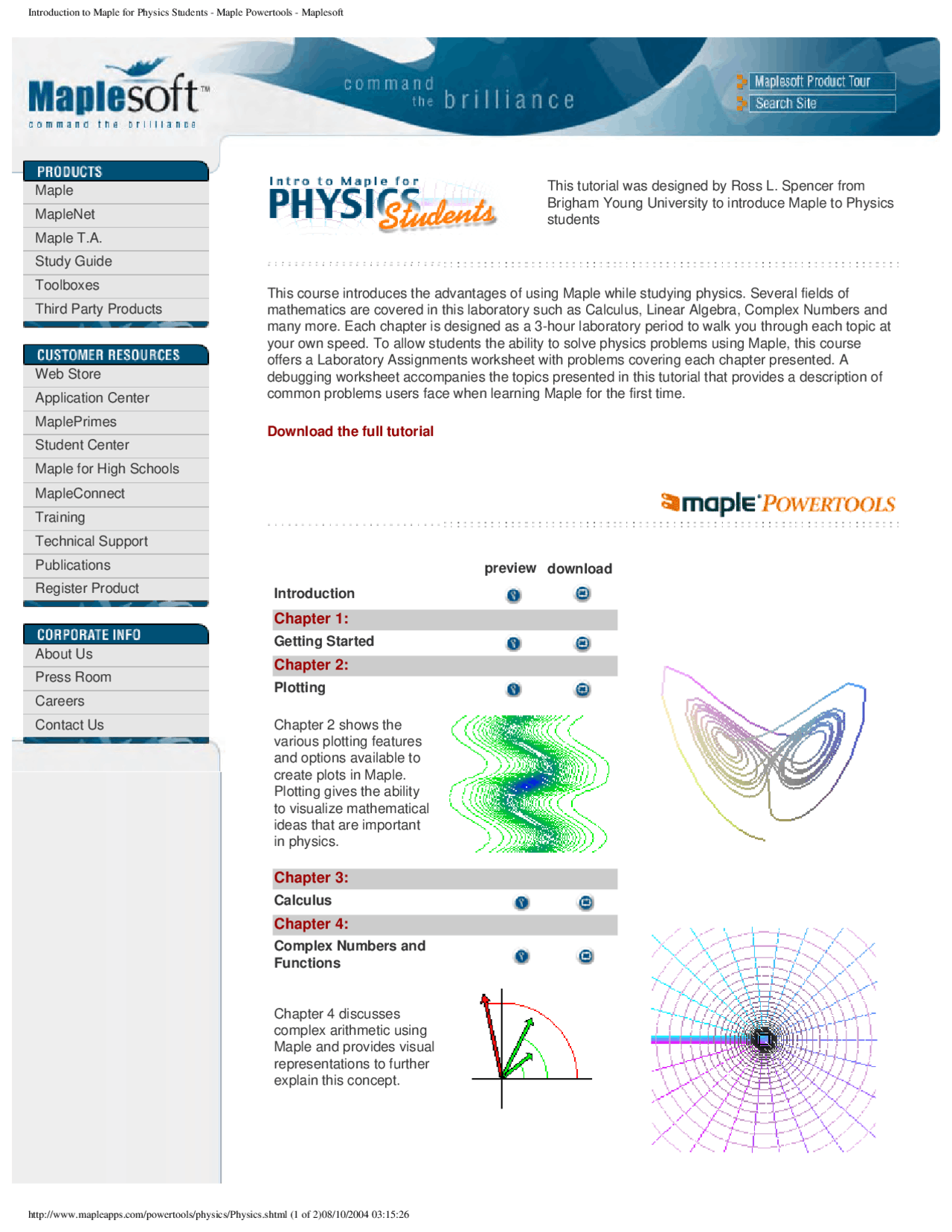 Introduction to Maple for Physics St Maple Powertools - Maple 13 ...