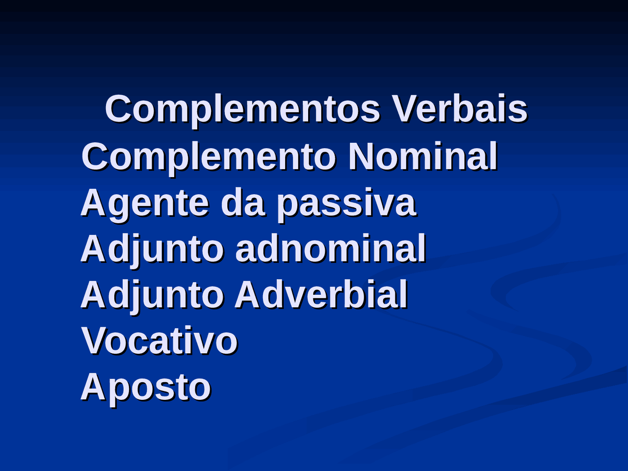 Complementos VerbaisComplementos Verbais Complemento Nominal Comple ...