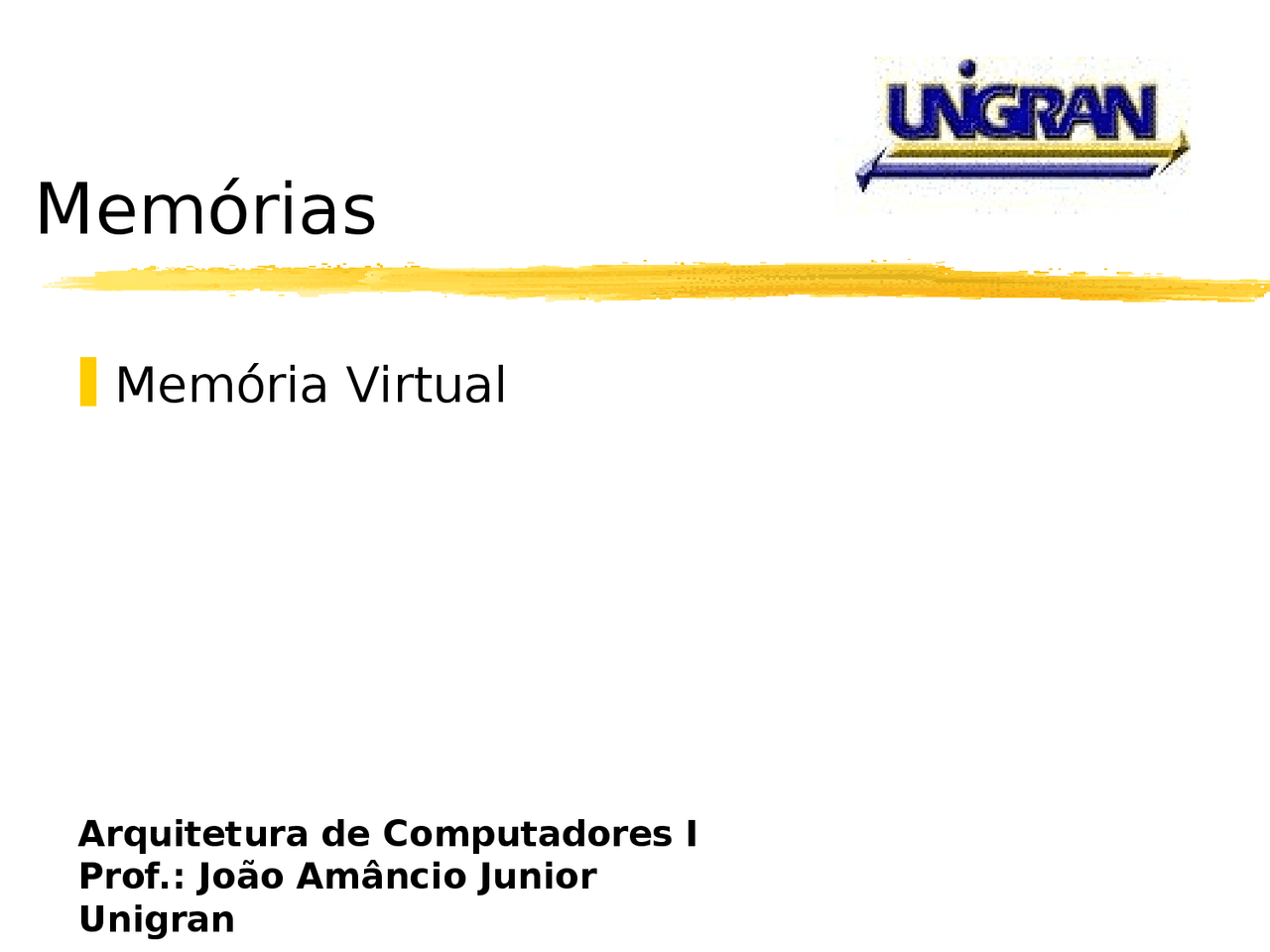 Memoria Virtual - Memoria Virtual - Docsity