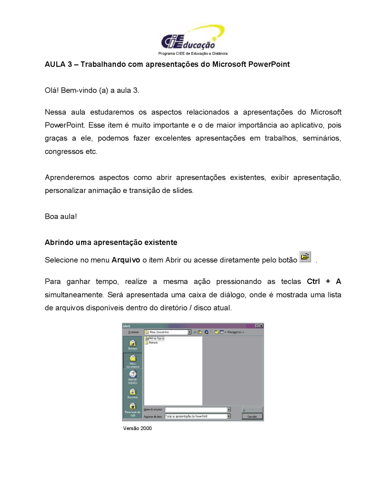 Power Point Apostila 3 Docsity
