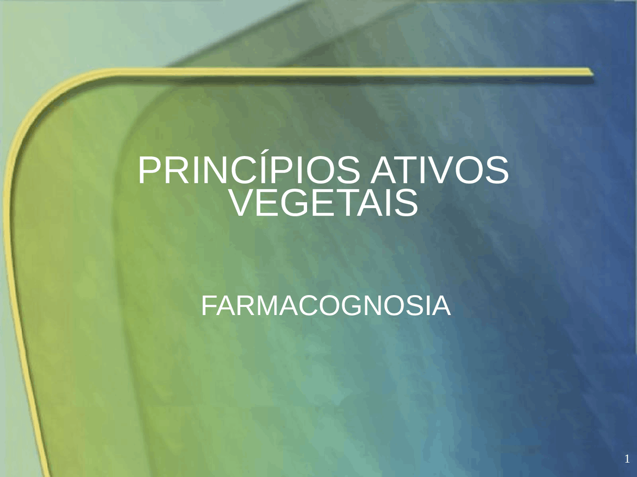 Aula 4 princípios ativos - aula 4 princípios ativos - Docsity