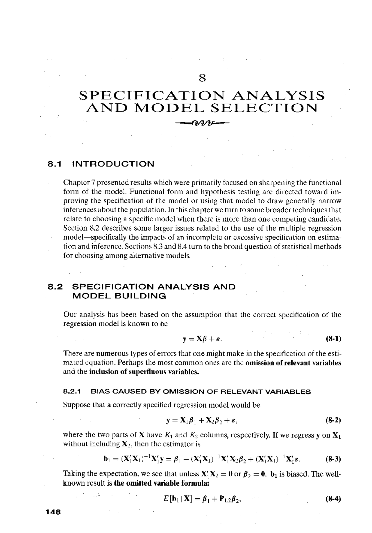 Econometric Analysis Greene 6th Edition Ch 08 Econometria Docsity