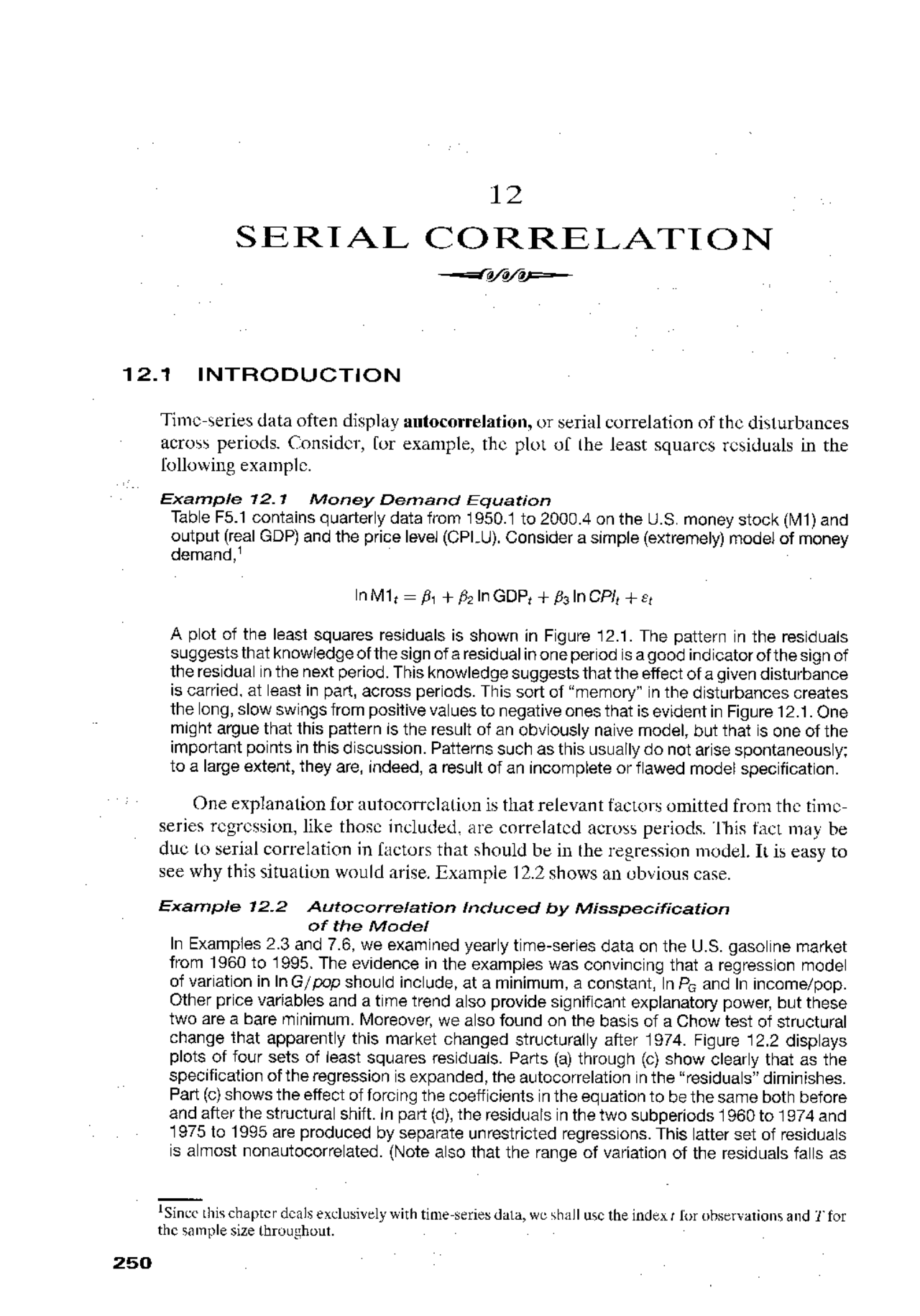 Econometric Analysis Greene 6th Edition Ch 12 Econometria Docsity