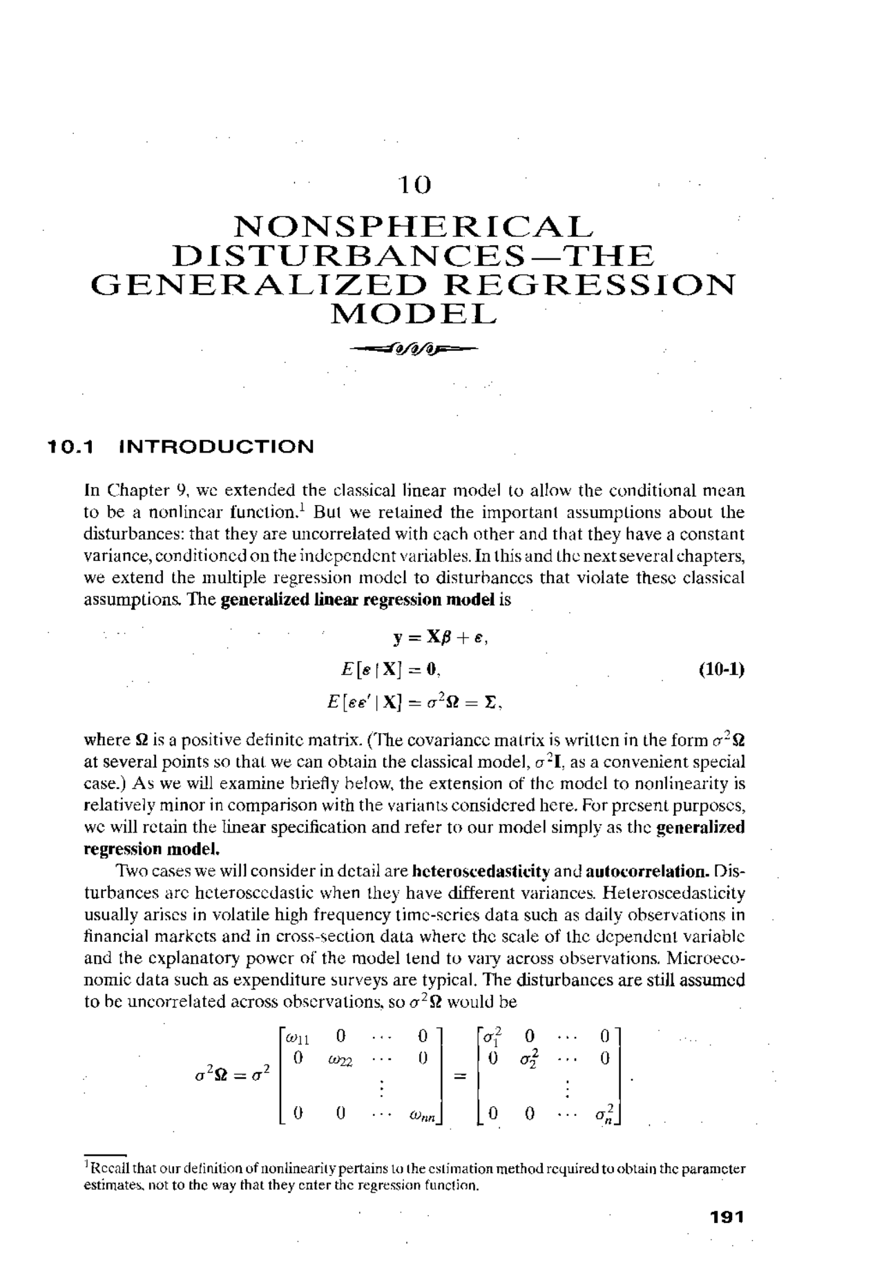 Econometric Analysis Greene 6th Edition Ch 10 Econometria Docsity