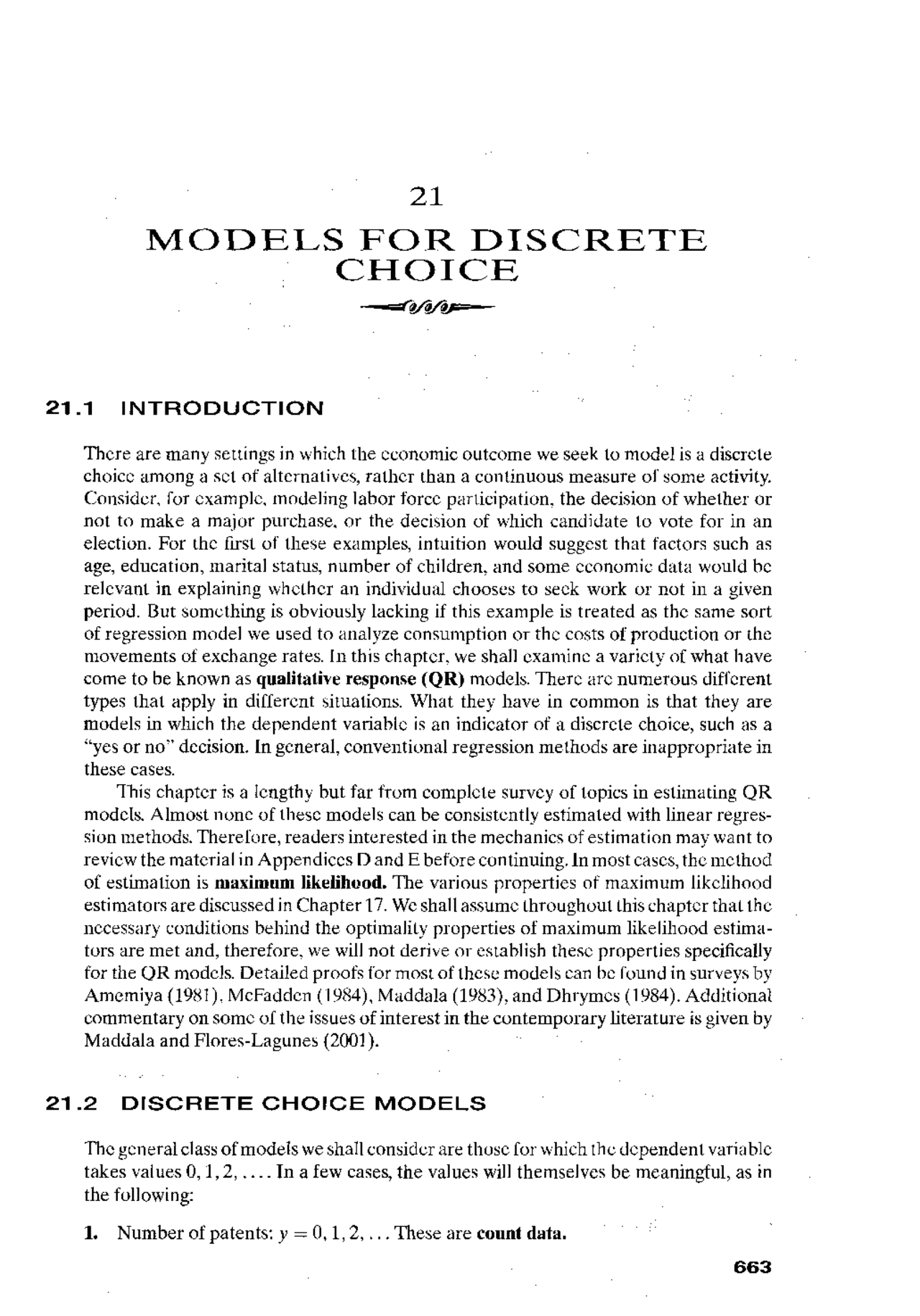 Econometric Analysis Greene 6th Edition Ch 21 Econometria Docsity