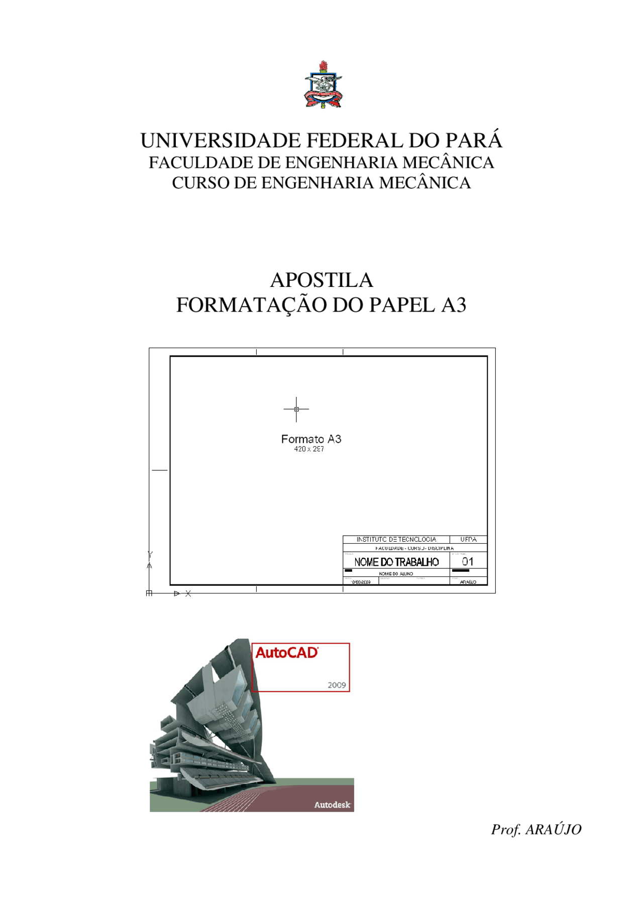 Apostila De Autocad Apostila Tutorial De Autocad Docsity
