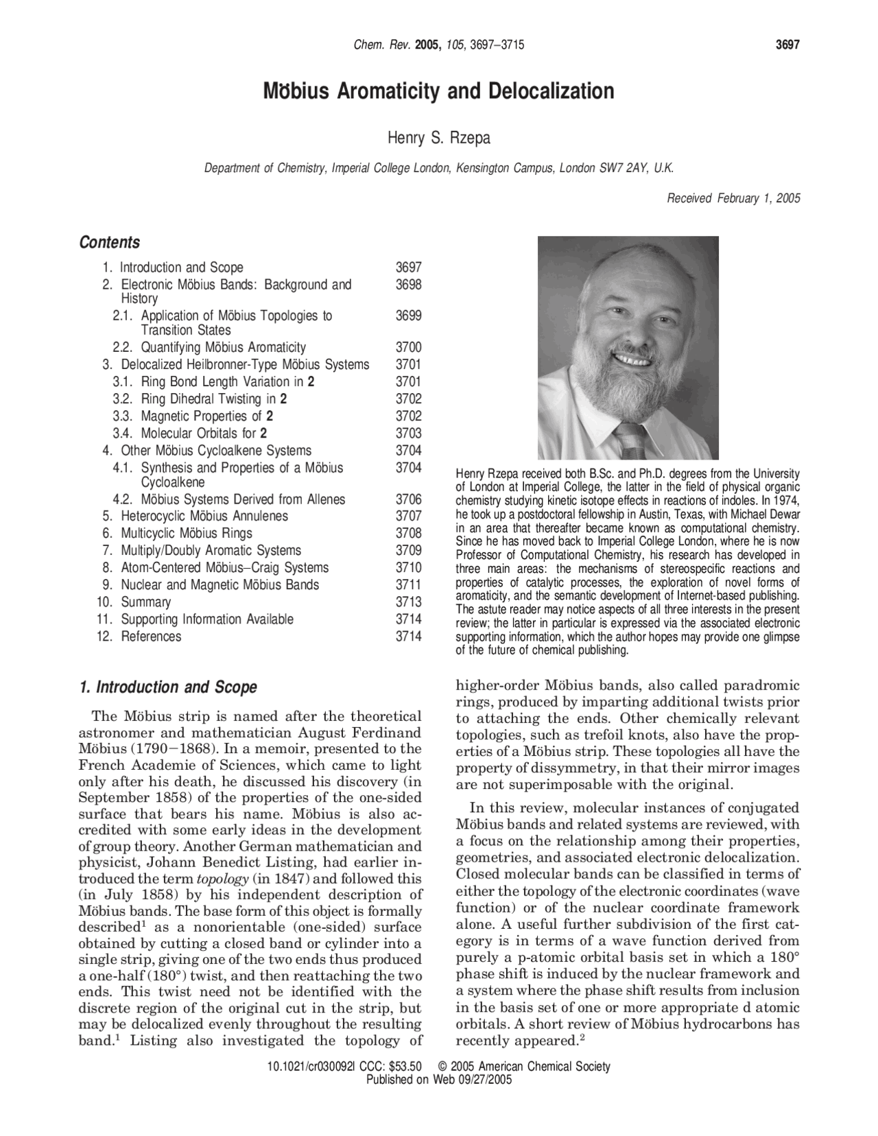 Mobius Aromaticity and Delocalization - Mobius Aromaticity and ...
