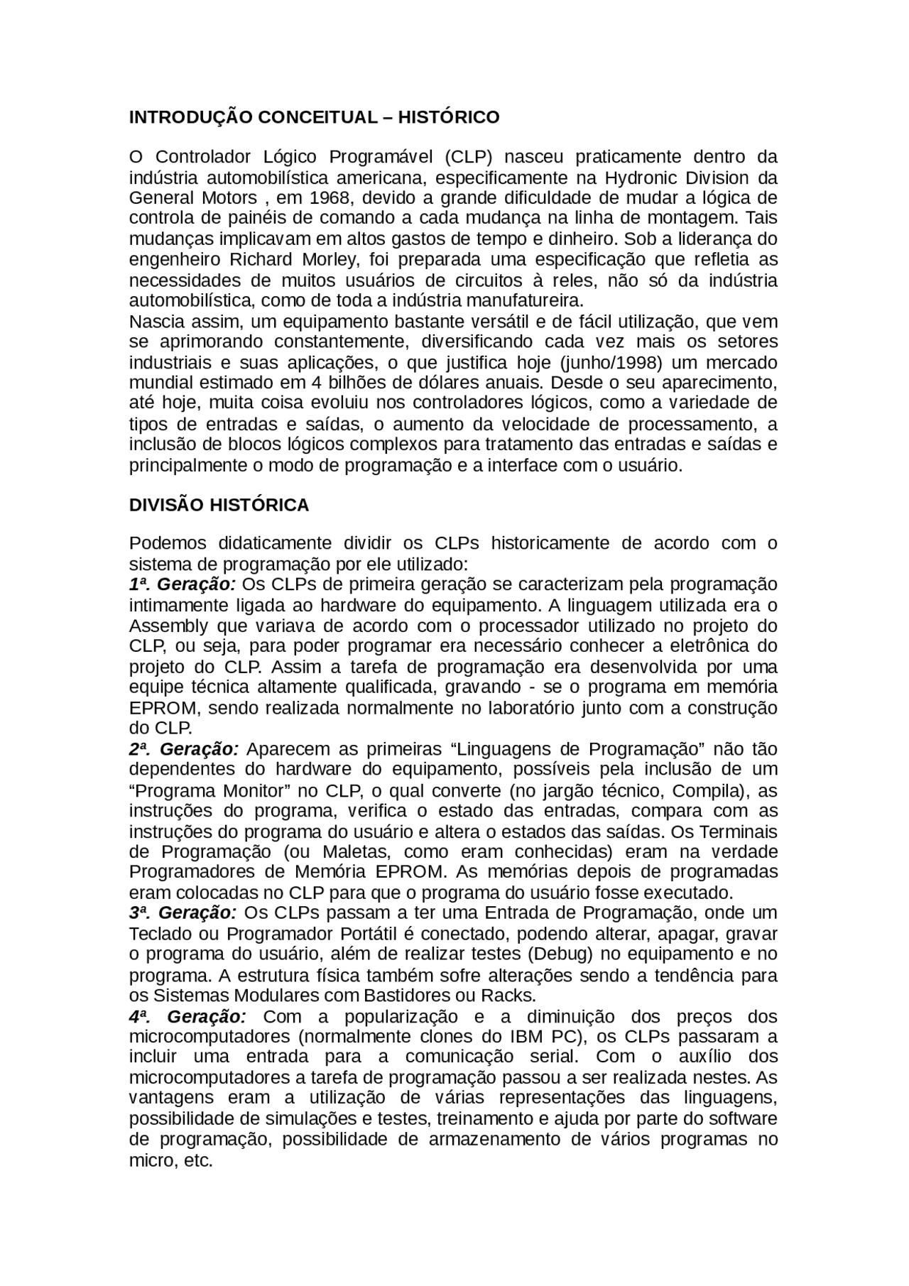 Trabalho Sobre Clp Conceito Sobre Clp Docsity