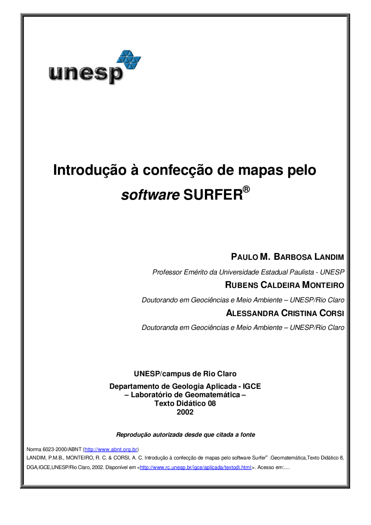 Surfer - Tutorial de Surfer - Docsity