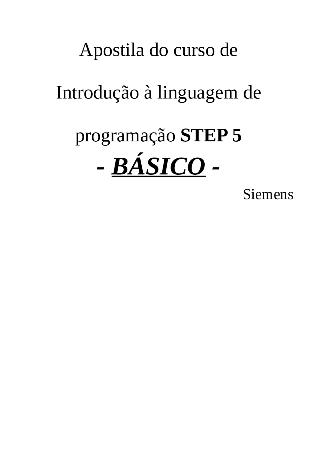 Step 5 Básico - Step 5 Básico - Docsity