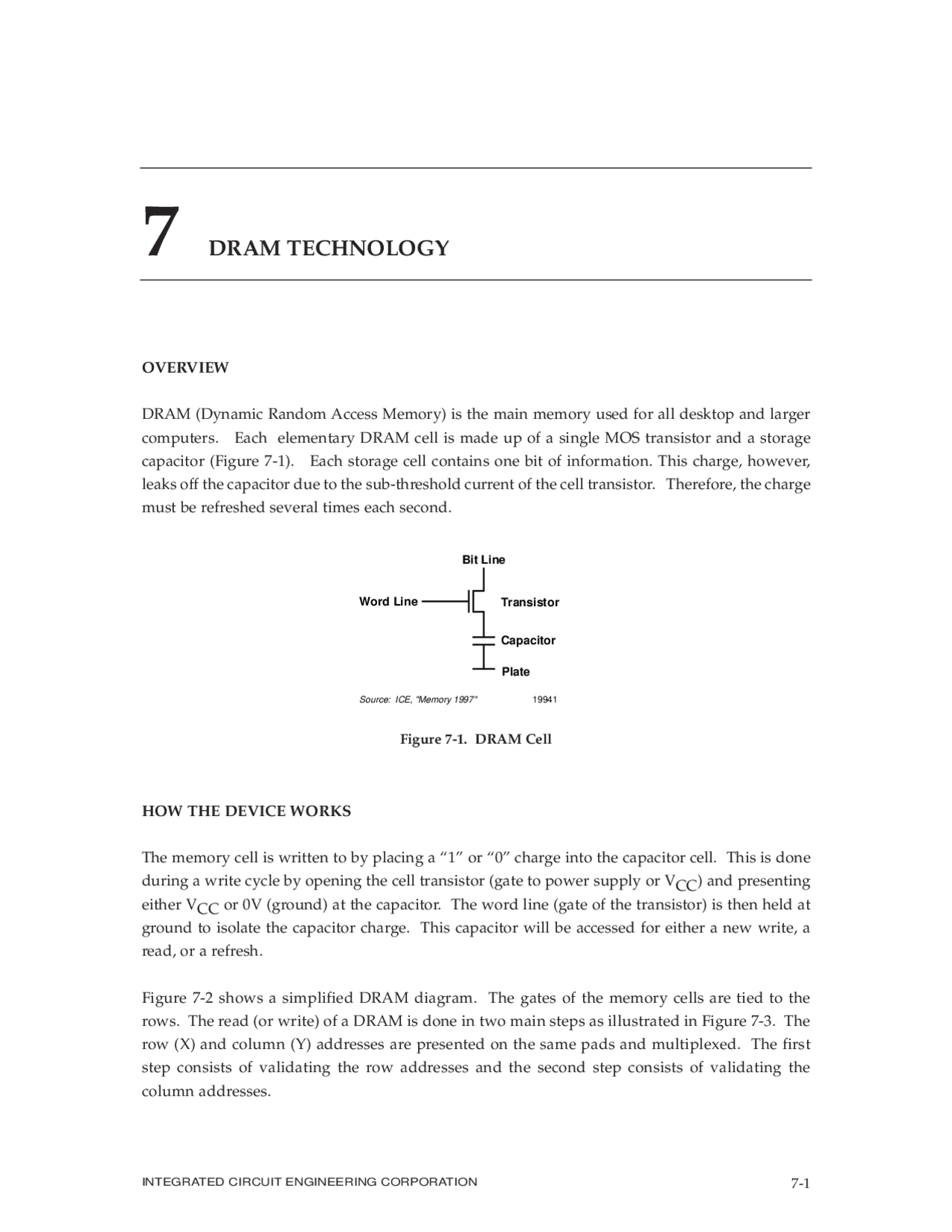 Memory 1997 - sec07 - Complete Coverage of DRAM, SRAM, EPROM, and Flash ...
