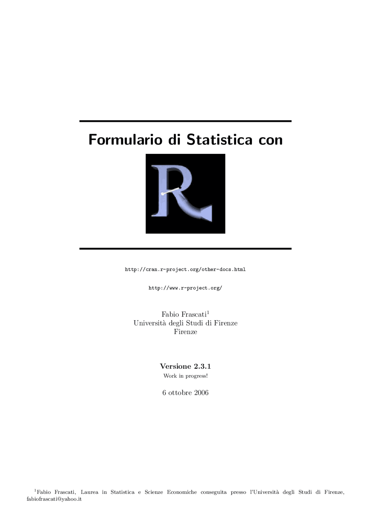 Programa R Como Utilizar O Programa R Docsity