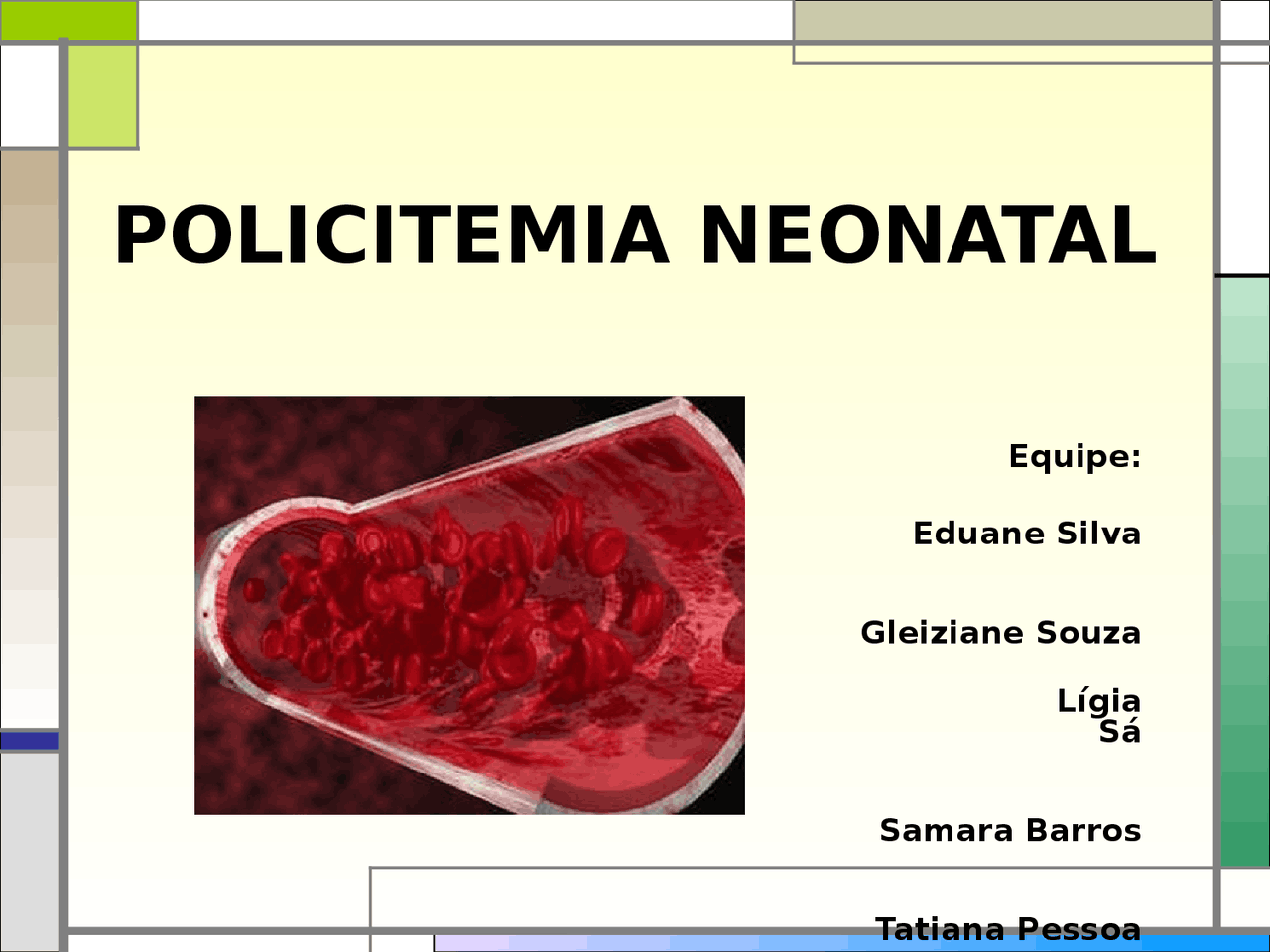 Policitemia Neonatal Slide Sobre Policitemia Docsity