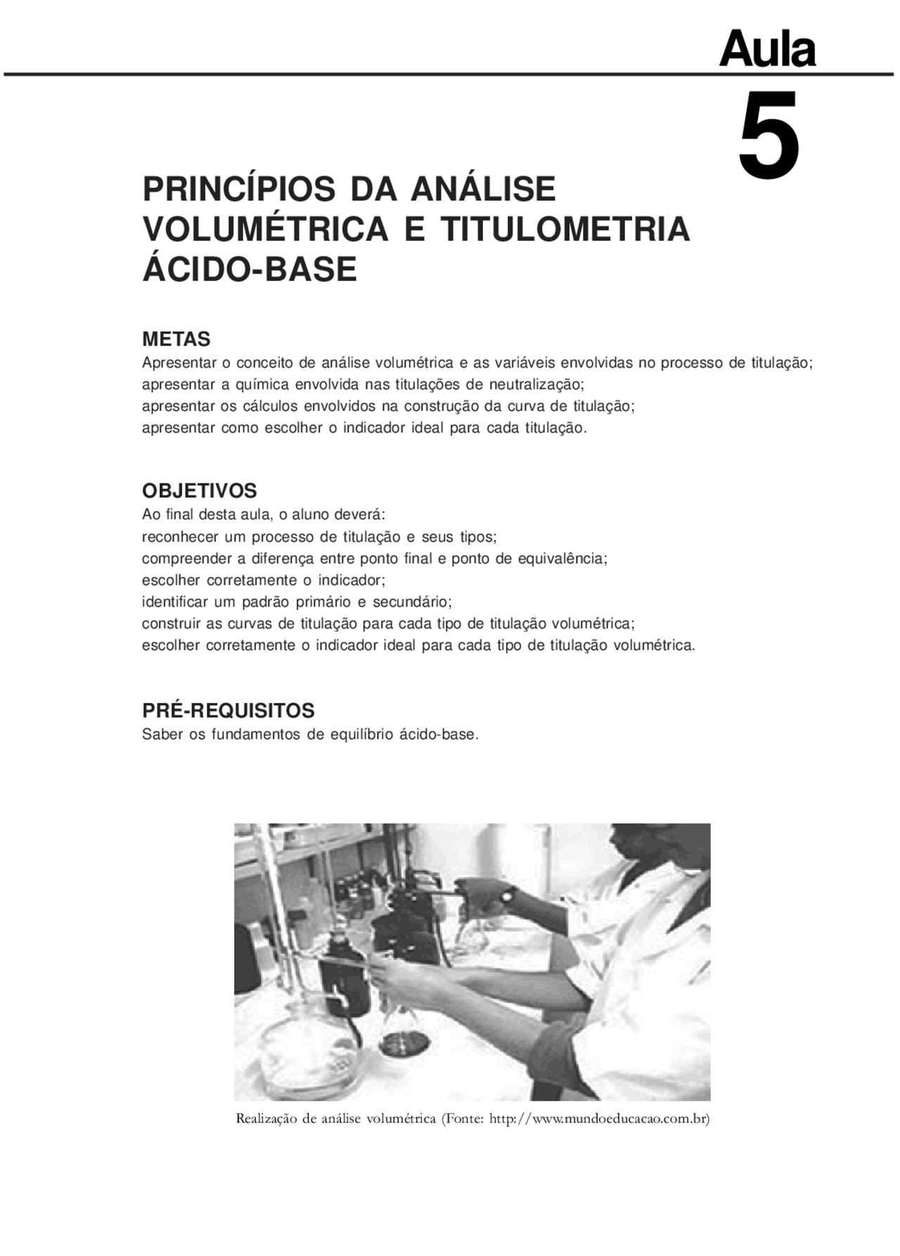 Analitica Quimica Analitica Ii Aula 5 Instrumentação Docsity