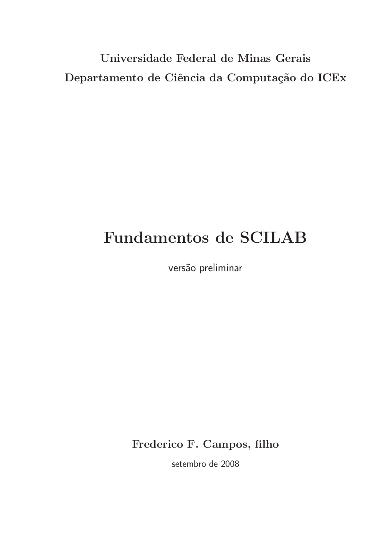Scilab Dcc Scilab Dcc Docsity