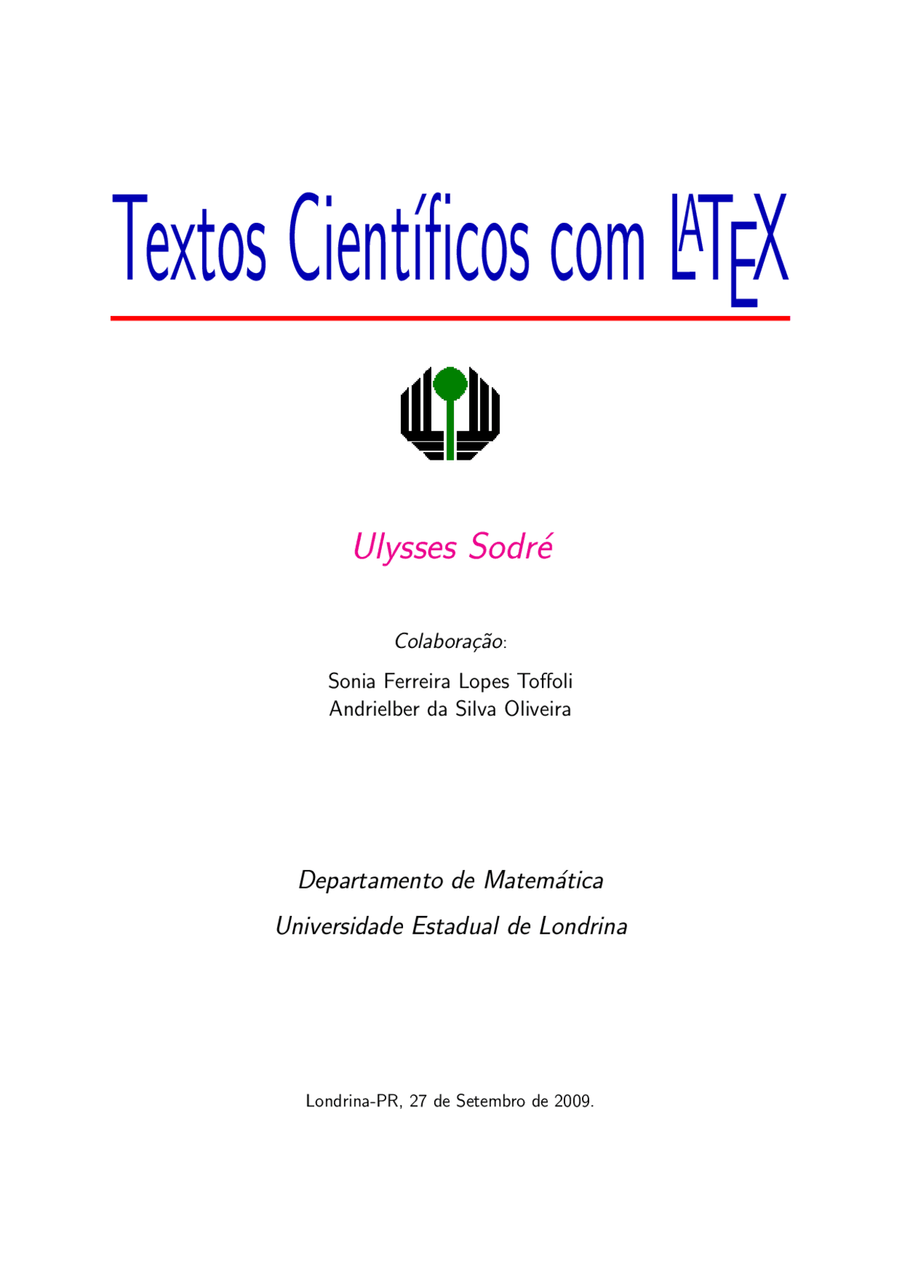 Latex2009 Apostila Latex Docsity