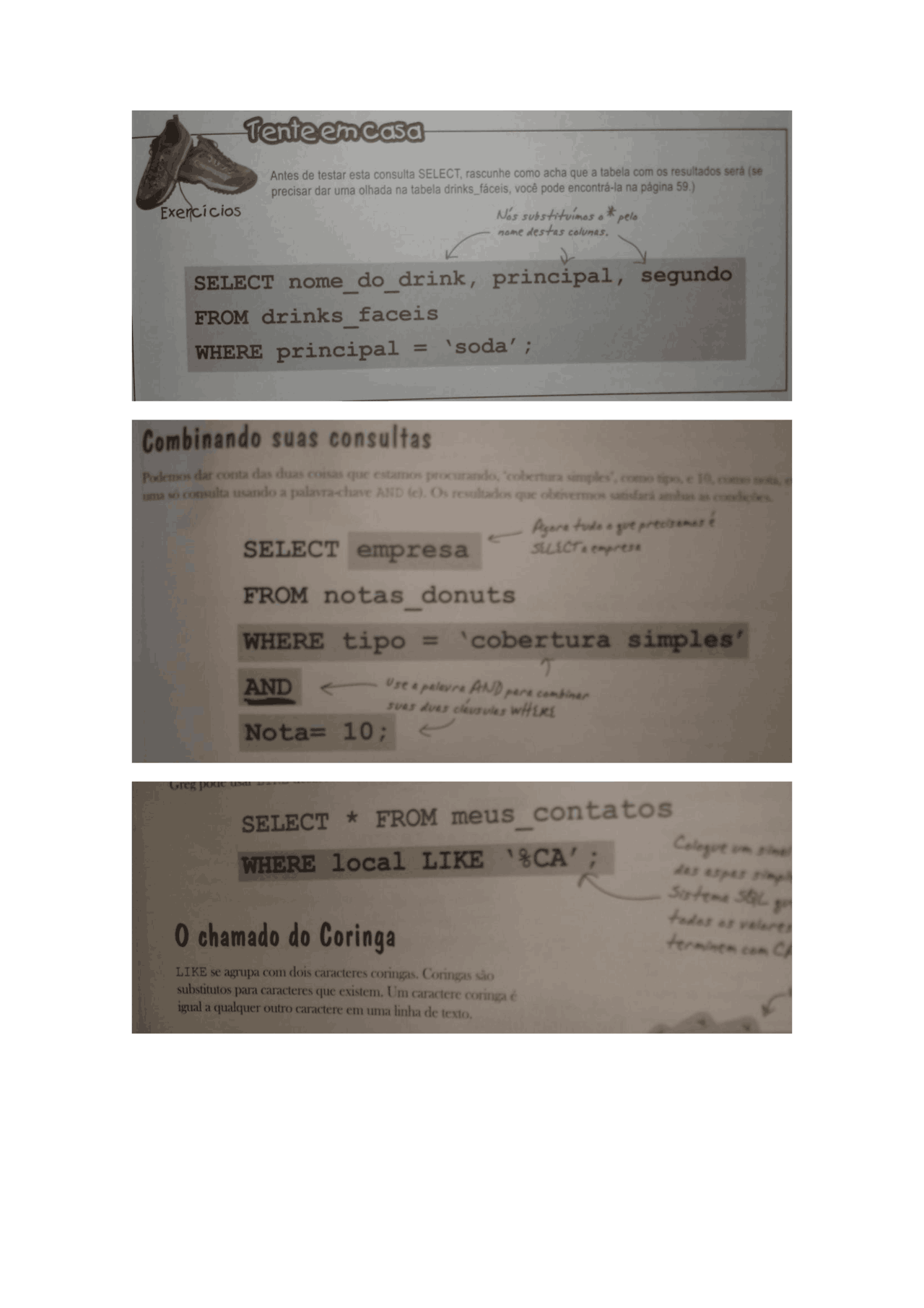 Select - Sobre o comando select, linguagem SQL. - Docsity