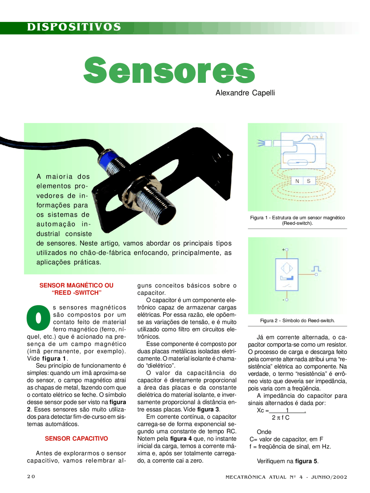Instrumentação- Sensores - Teoria de sensores fim de curso - Docsity