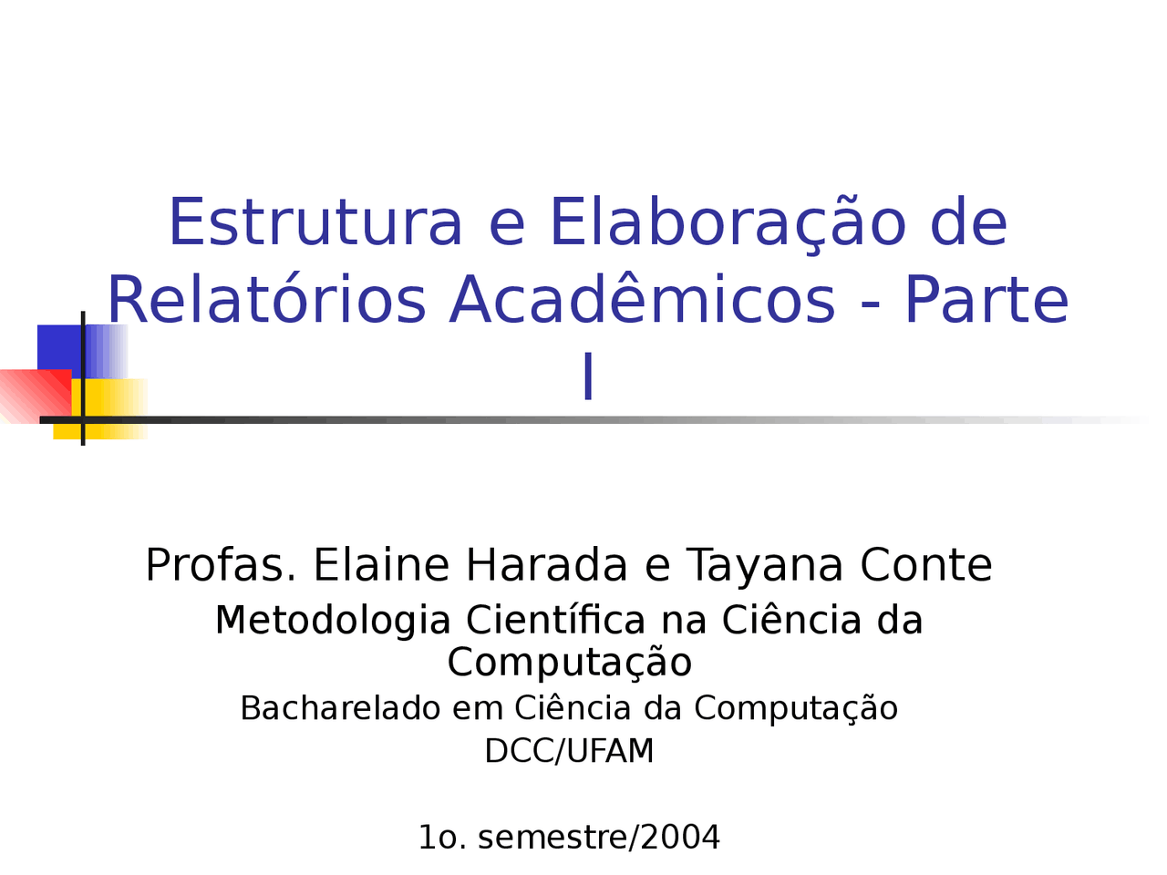 Estrutura de relatorios - Estrutura de relatorios - Docsity