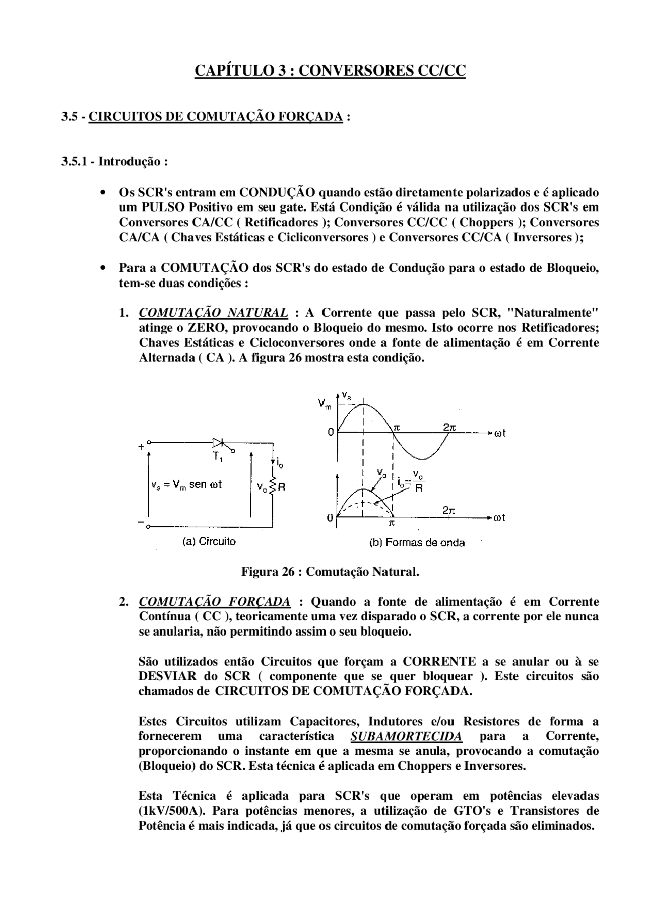 Conversores CC/CC - Chopper - Chopper - Docsity