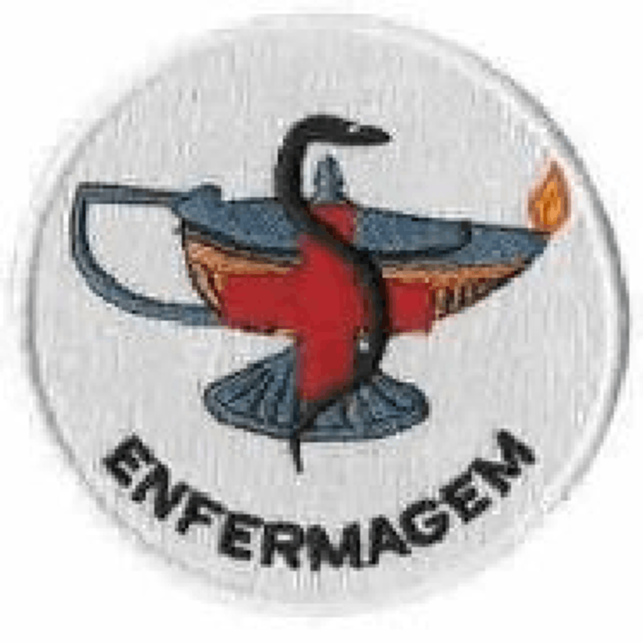 Logo enfermagem - lâmpada e cruz de emergência. - Docsity